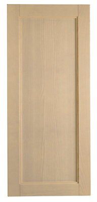 Cooke & Lewis Solid Ash Tall fridge/Freezer Cabinet door (W)600mm | DIY ...