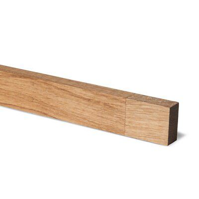 Cooke & Lewis Solid oak Upstand (L)3000mm