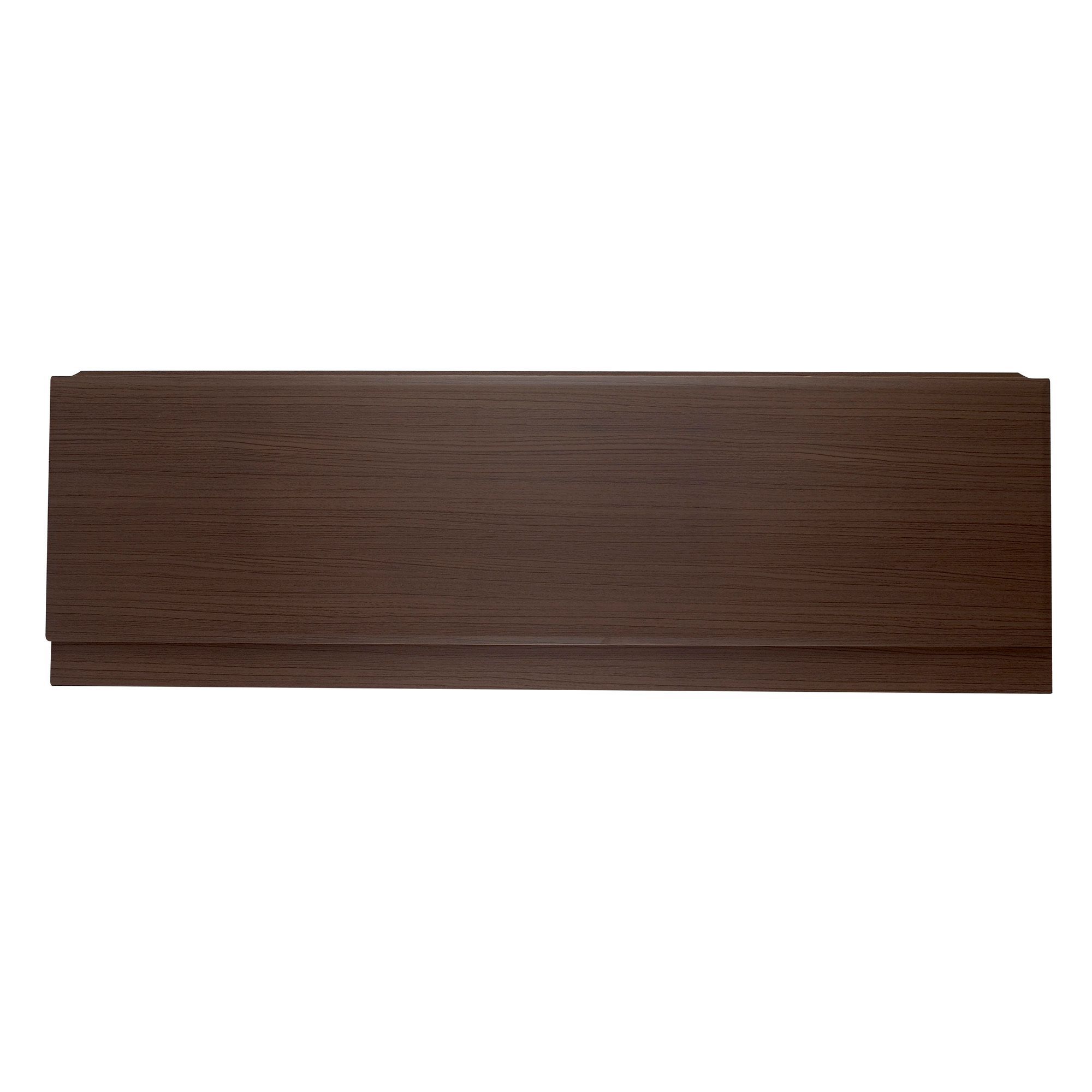 Cooke & Lewis Walnut effect Front Bath panel (H)56cm (W)169cm