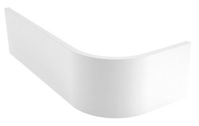 Cooke & Lewis White Curved Plinth