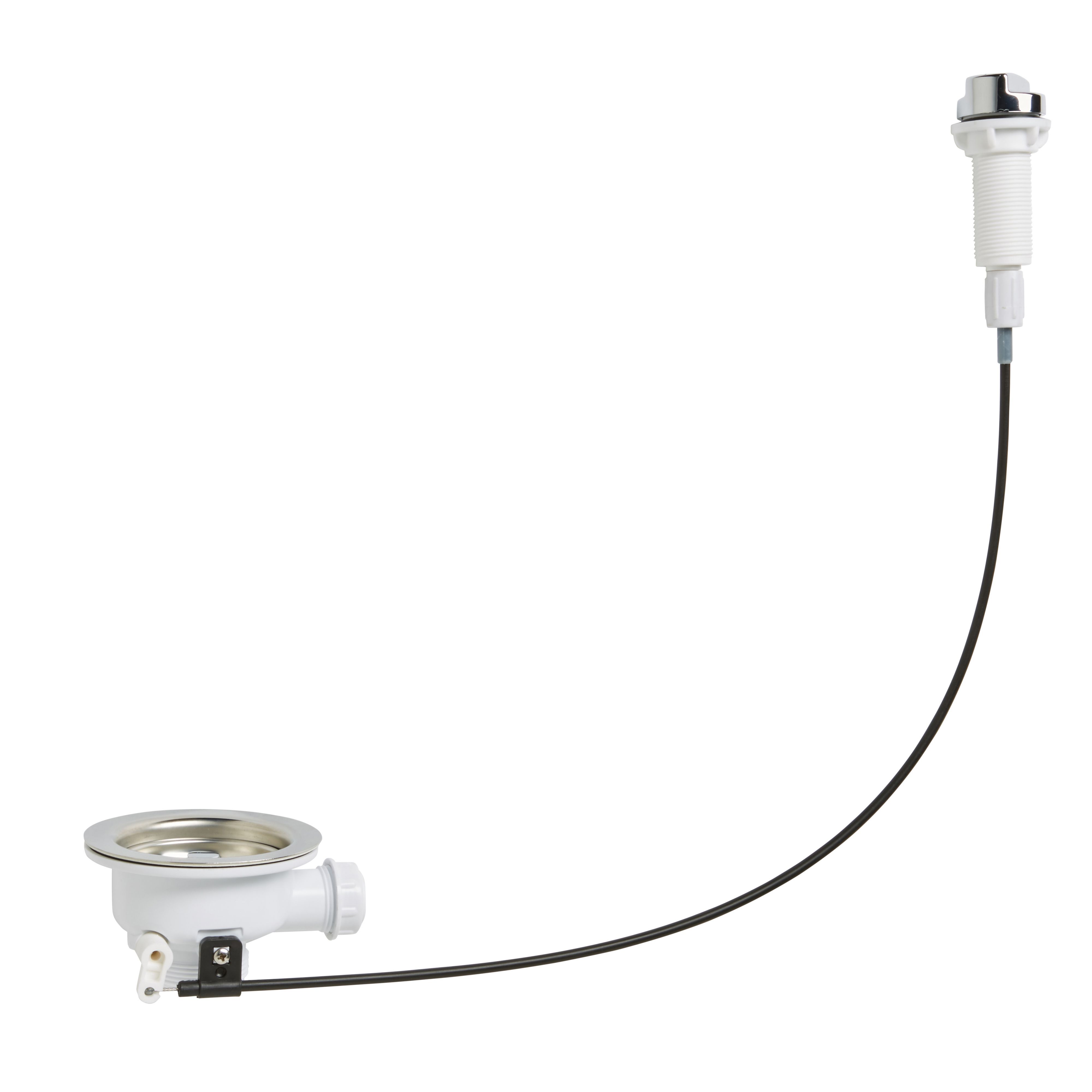 Cooke & Lewis White Pop up waste