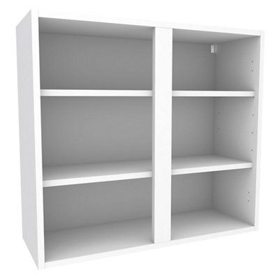 Cooke & Lewis White Standard Wall cabinet, (W)800mm (D)290mm