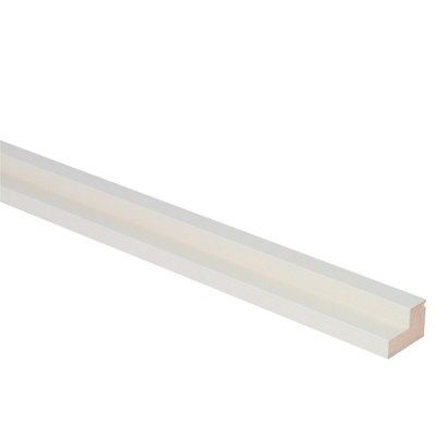 Cooke & Lewis Woburn Matt ivory Straight Pelmet, (L)3000mm