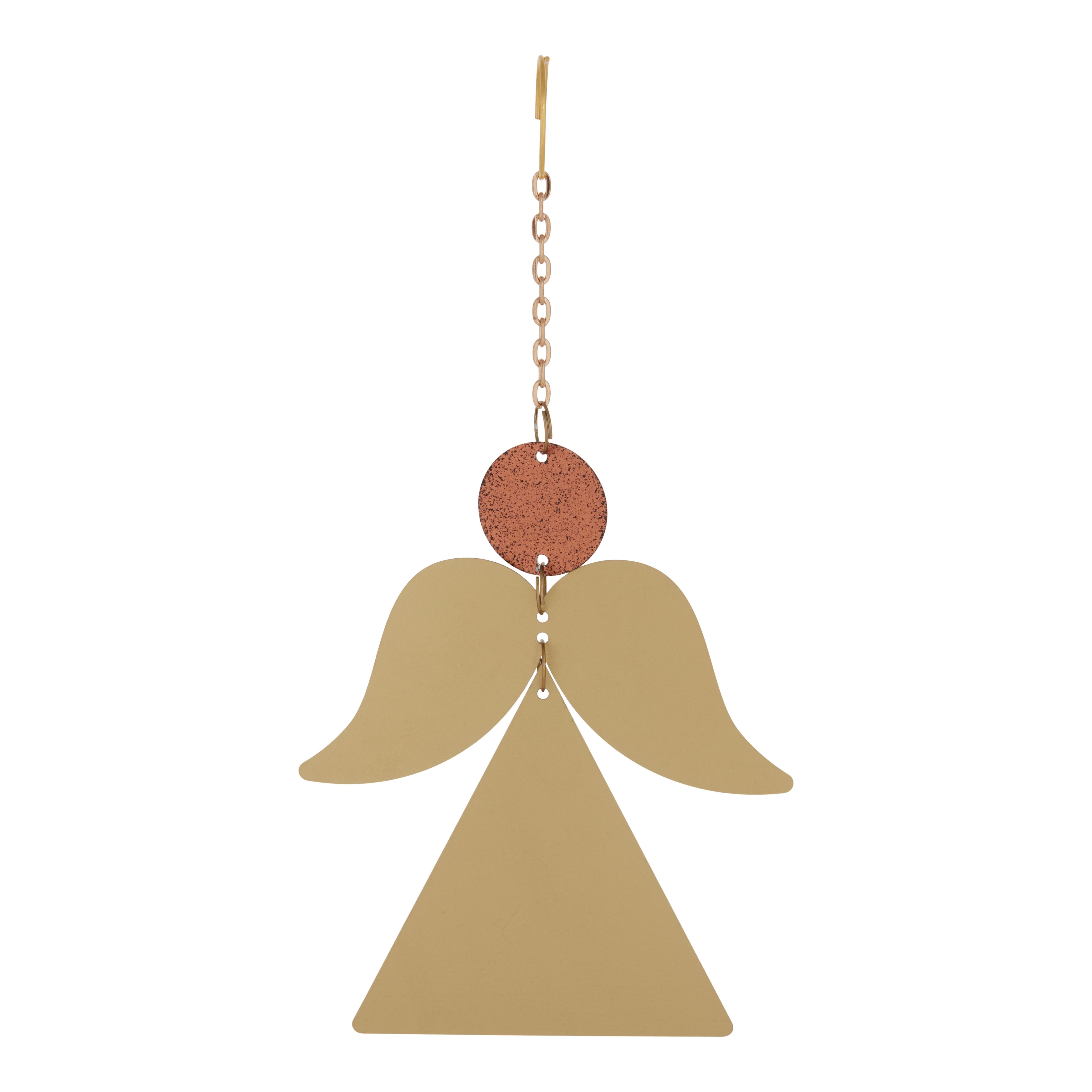 Copper effect Angel Metal Hanging decoration