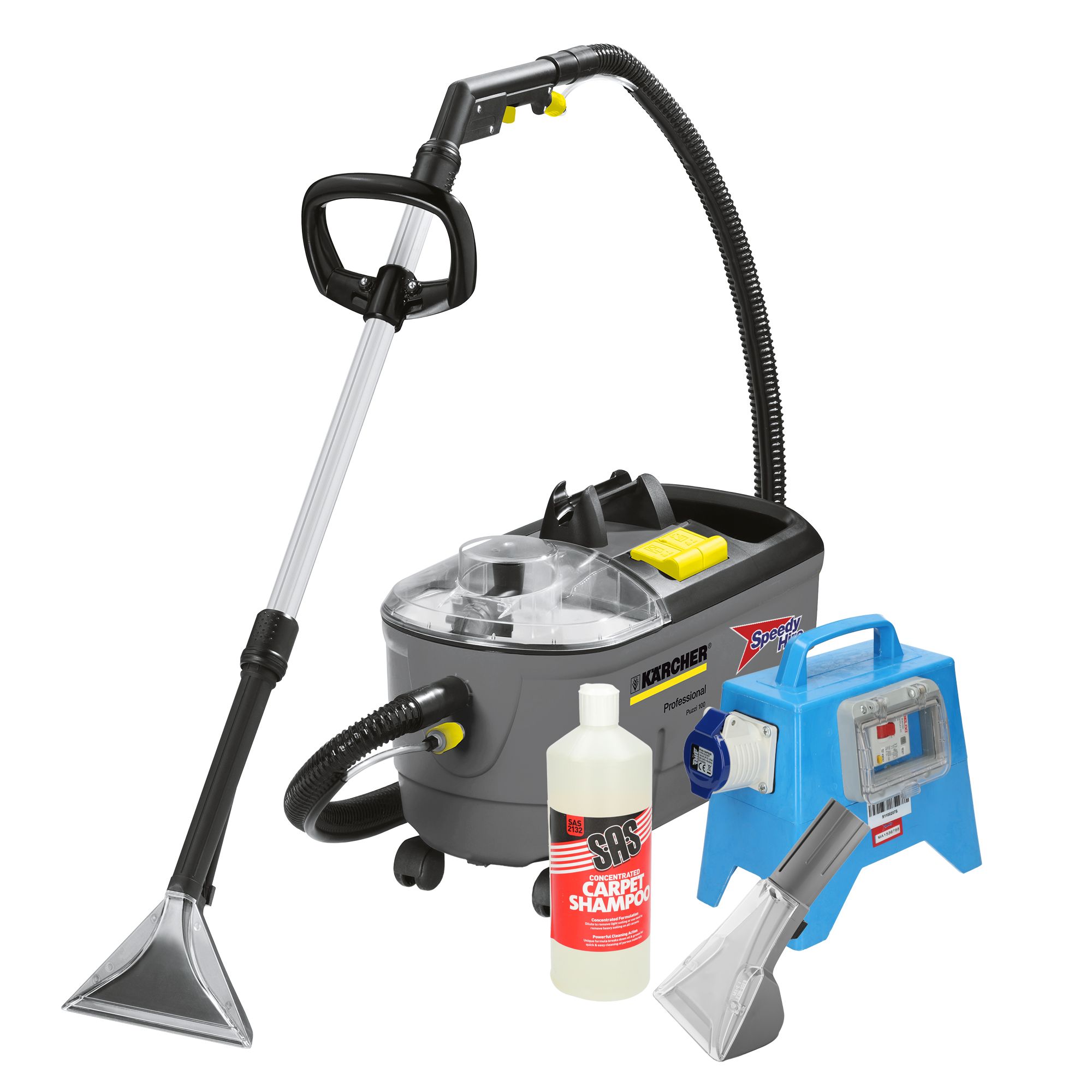 Corded Carpet cleaner bundle 10L - Week hire