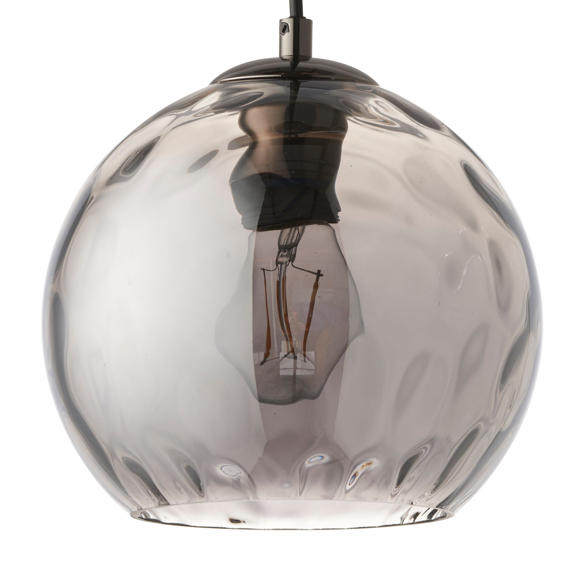 Corden Pendant Black Pendant ceiling light, (Dia)200mm