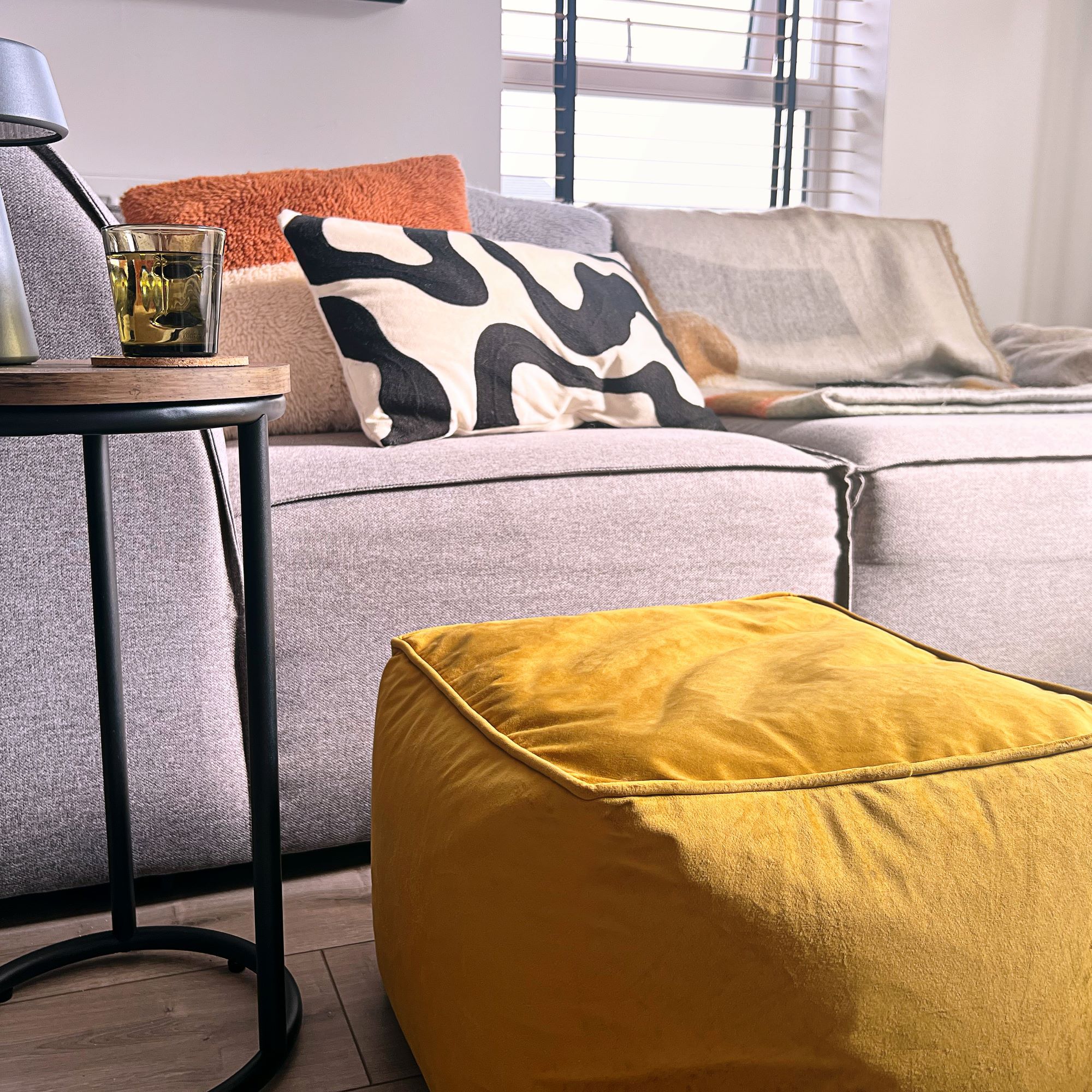 Core Cube Bean bag cube, Saffron