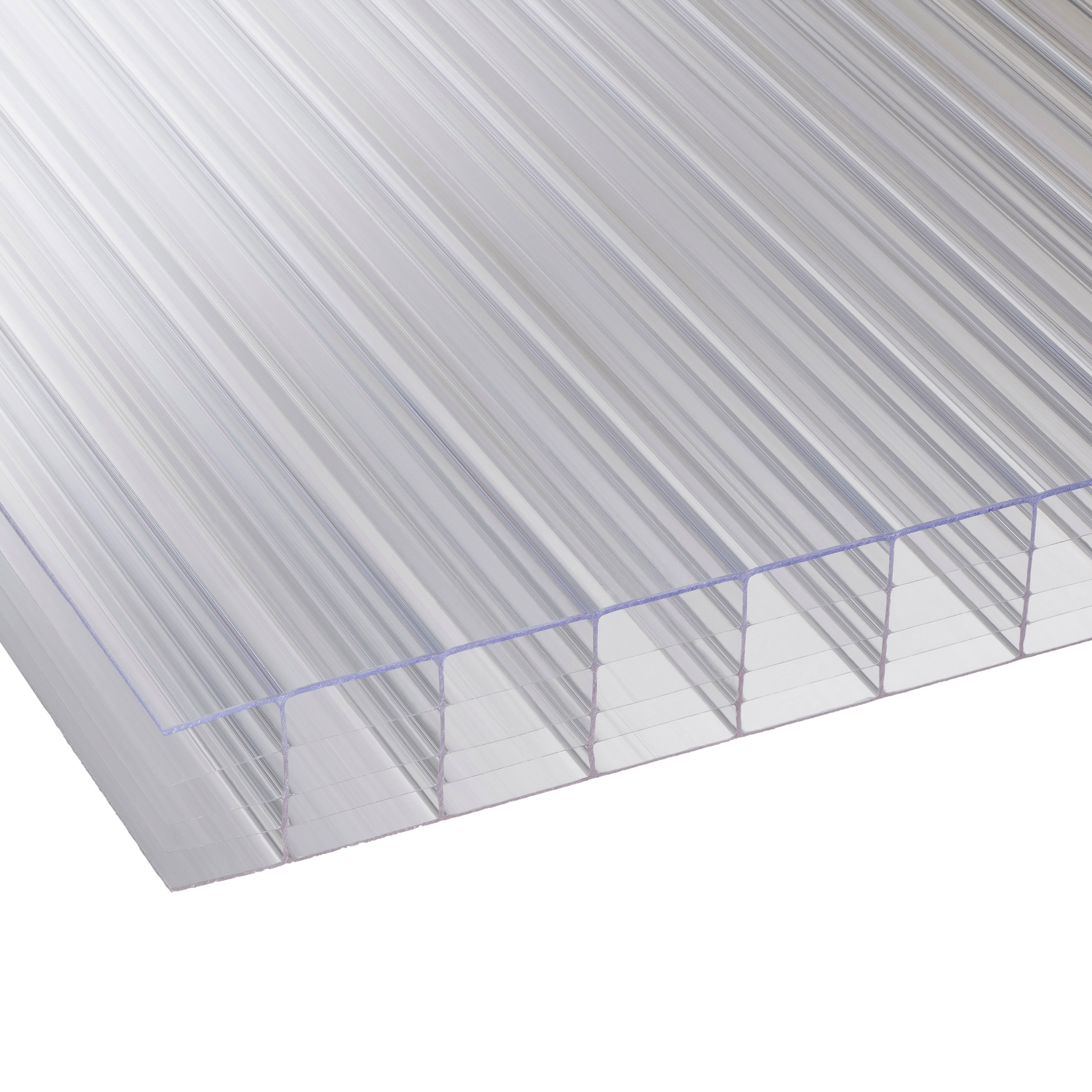 Corotherm Clear Multiwall polycarbonate Multiwall Roofing sheet (L)4m ...