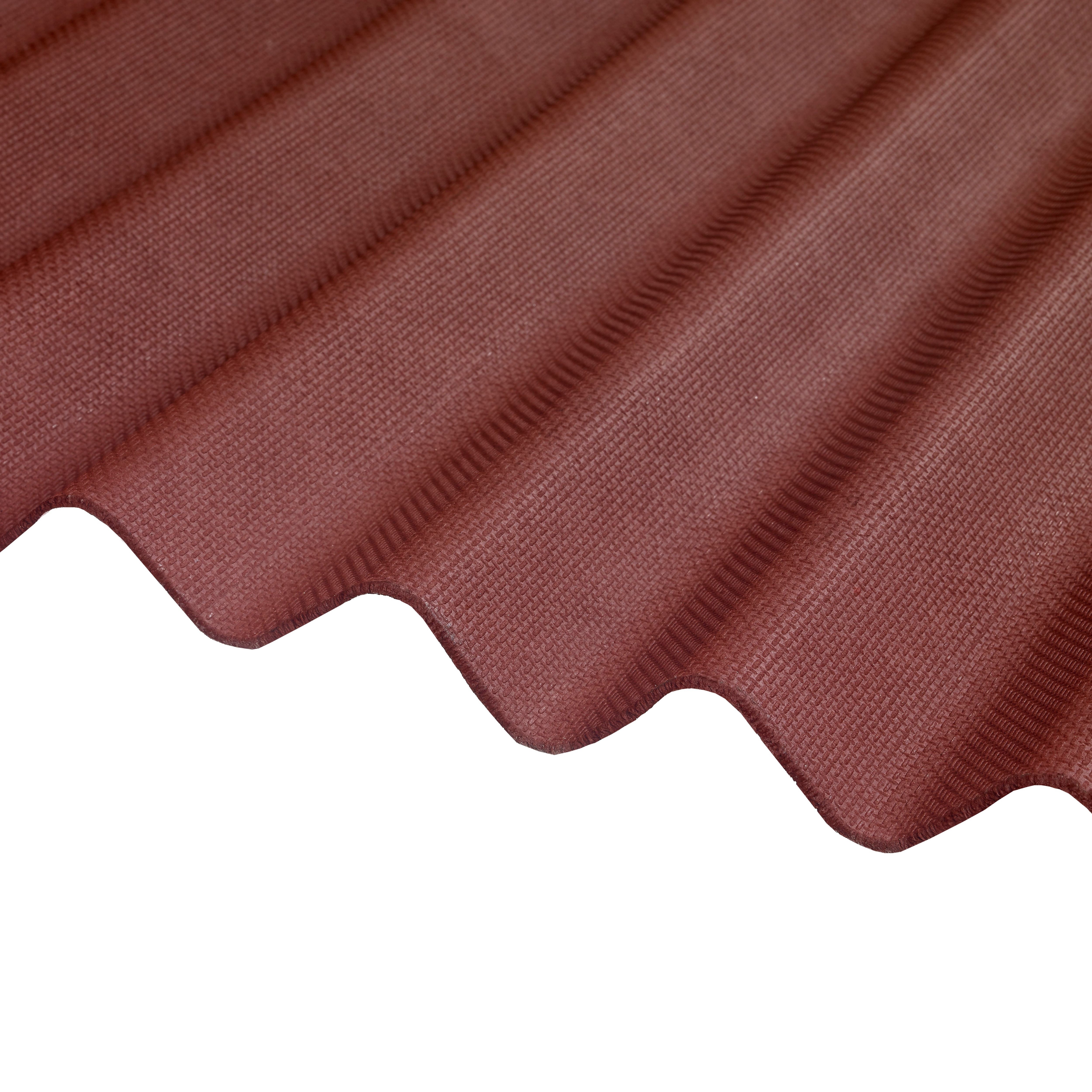 Corrubit Red Bitumen Corrugated Roofing sheet (L)2m (W)930mm (T)2.2mm ...