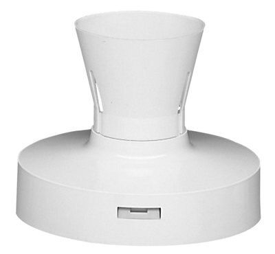 Crabtree White Bayonet cap (B22) Batten lampholder 5851BQ