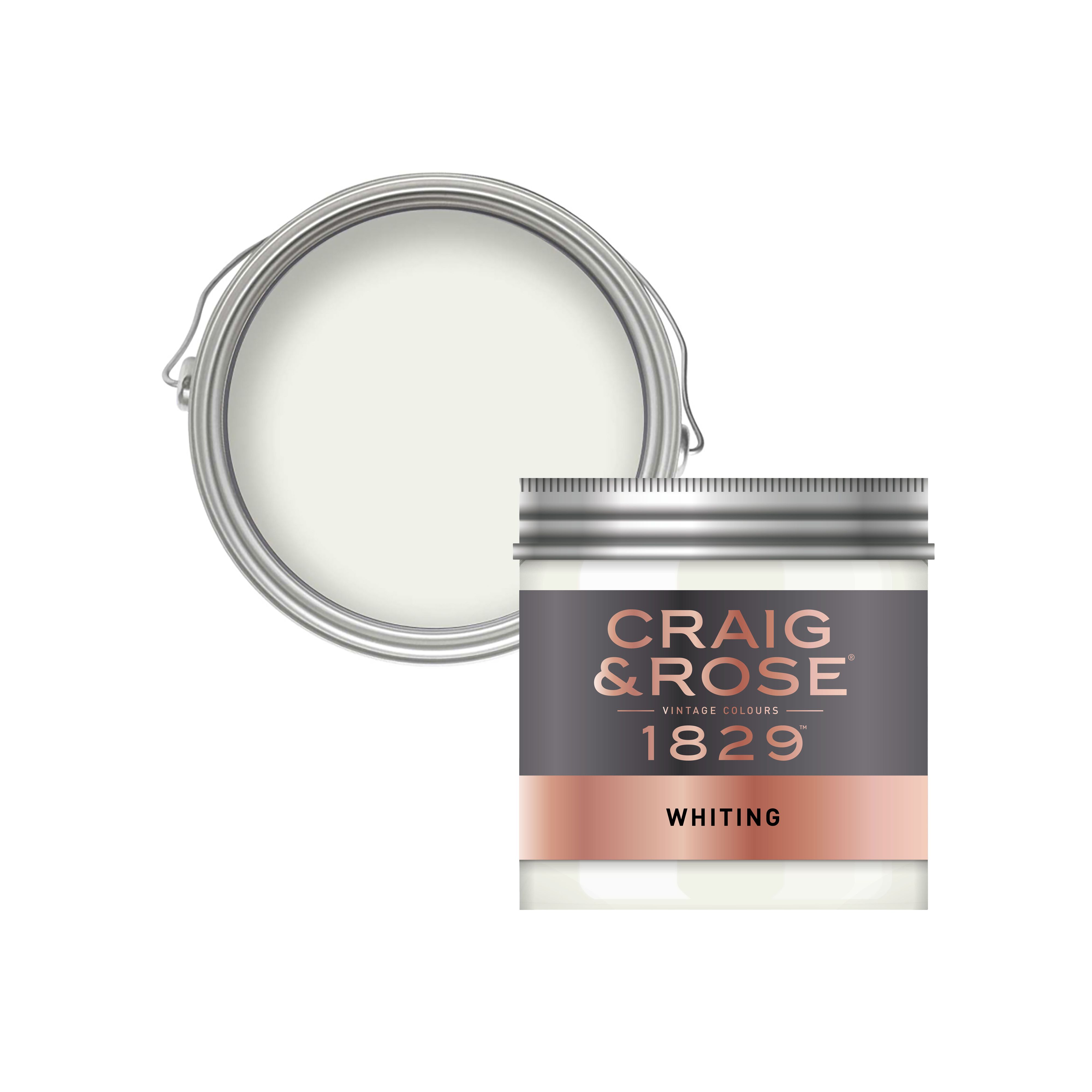 Craig & Rose 1829 Whiting Chalky Emulsion paint, 50ml