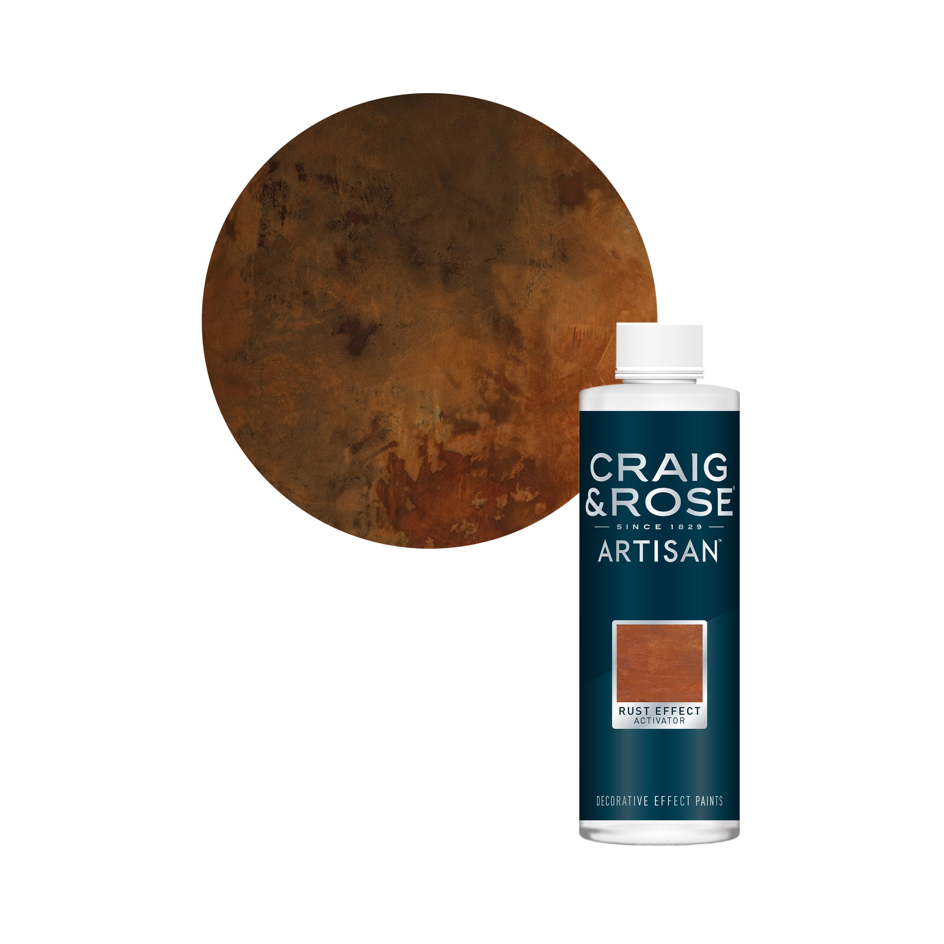 Craig & Rose Artisan Rust Textured effect Matt Topcoat Activator ...