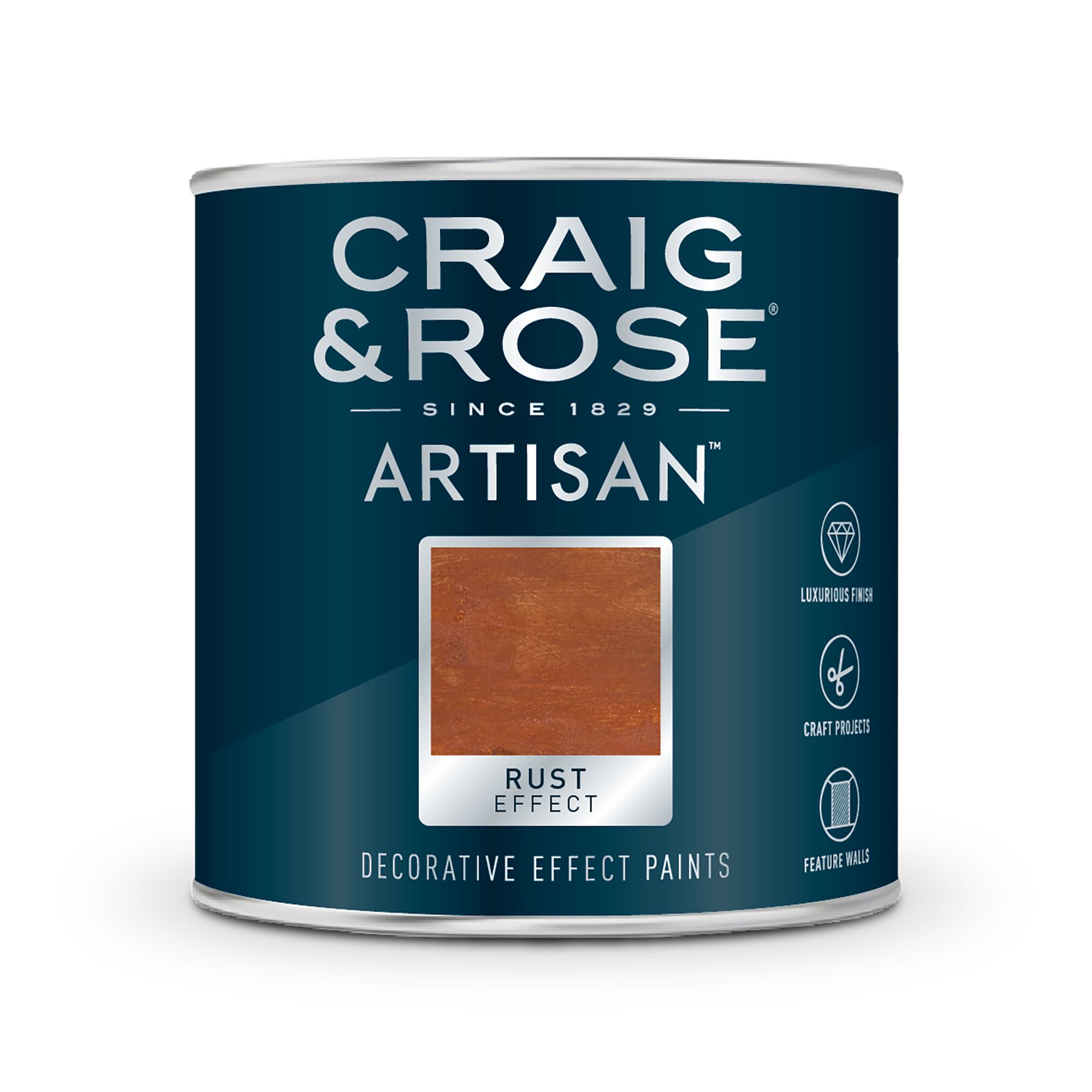 Craig & Rose Artisan Rust Textured effect Matt Topcoat Special effect ...