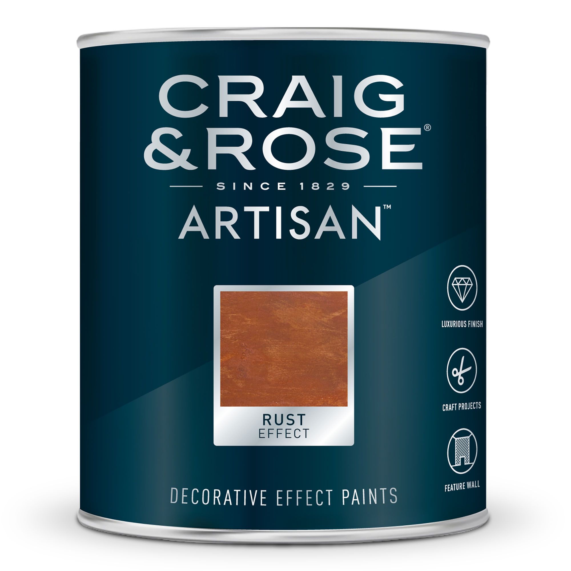 Craig & Rose Artisan Rust Textured effect Matt Topcoat Special effect ...