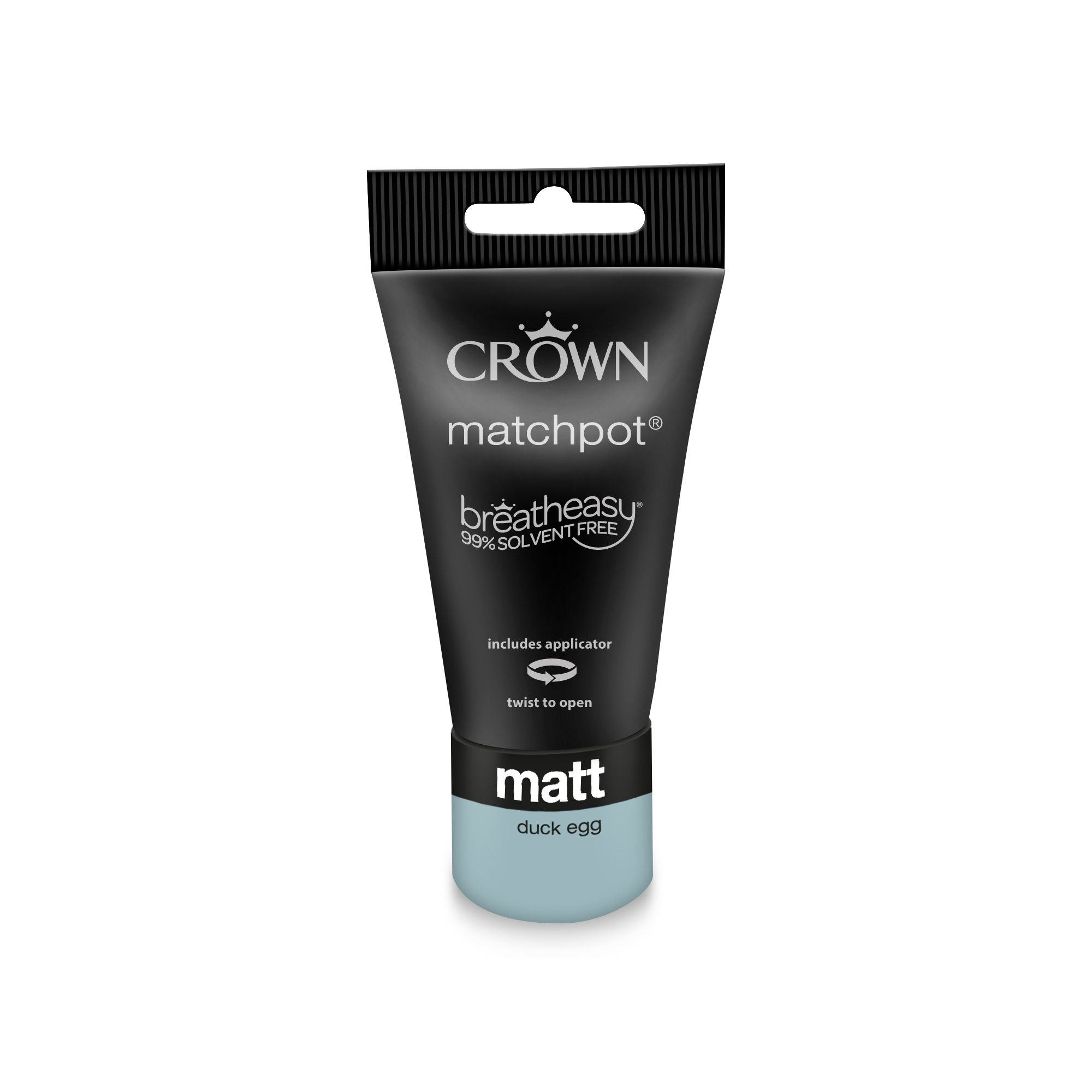 Crown Breatheasy Duck egg Matt Emulsion paint, 40ml