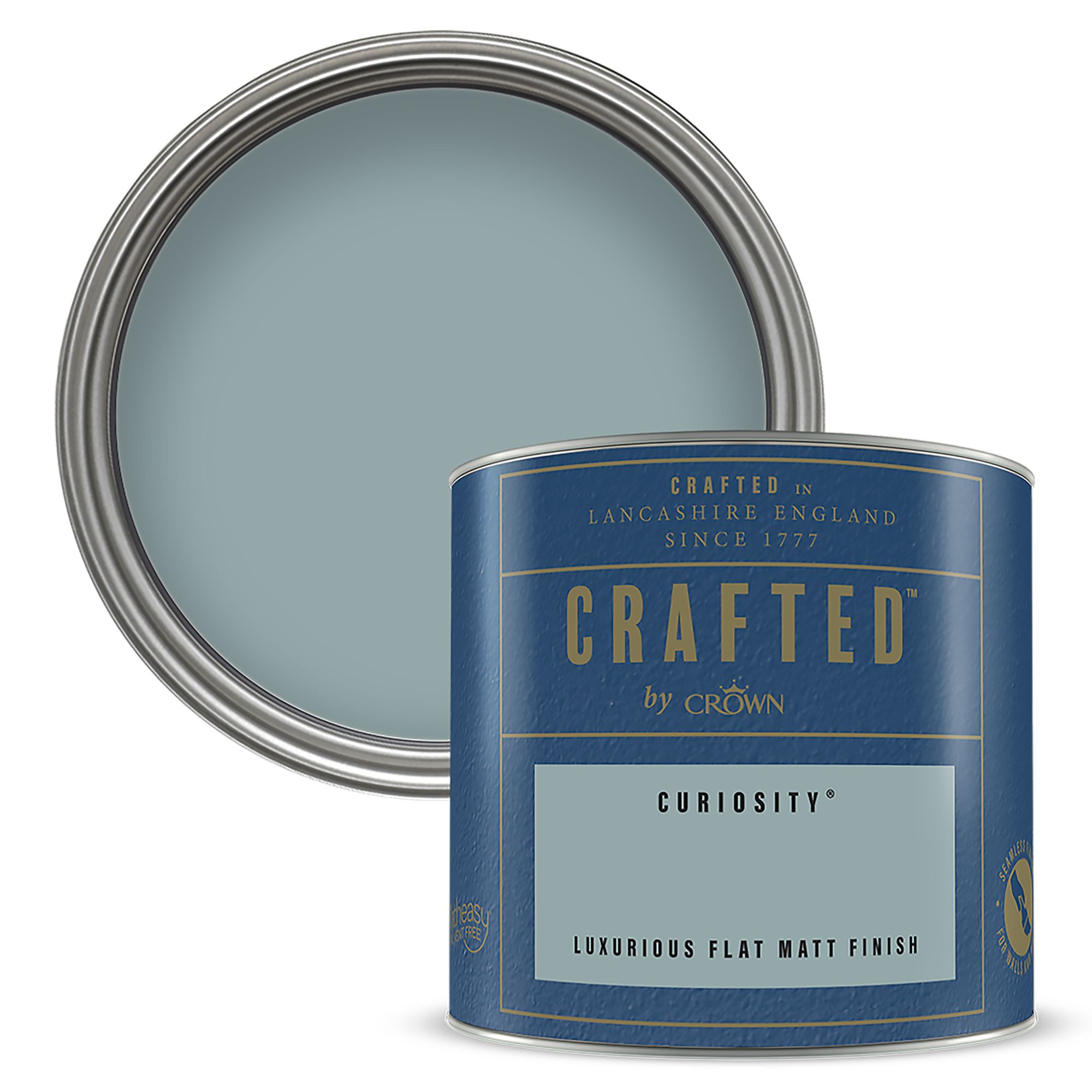 Crown Crafted Curiosity Flat matt Multi-surface Emulsion paint, 125ml ...