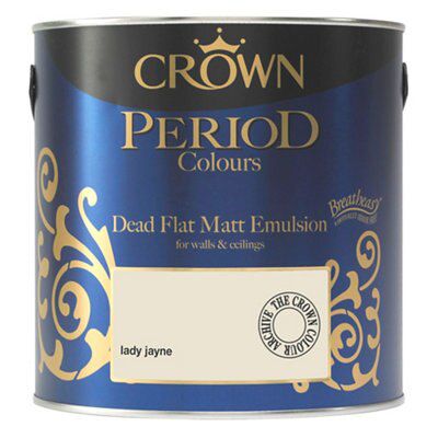 CROWN PERIOD FLAT MATT LADY JAYNE | DIY at B&Q