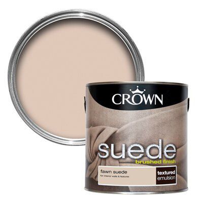 CROWN SUEDE EMUL FAWN 2.5L 1CRSUH | £7 at B&Q