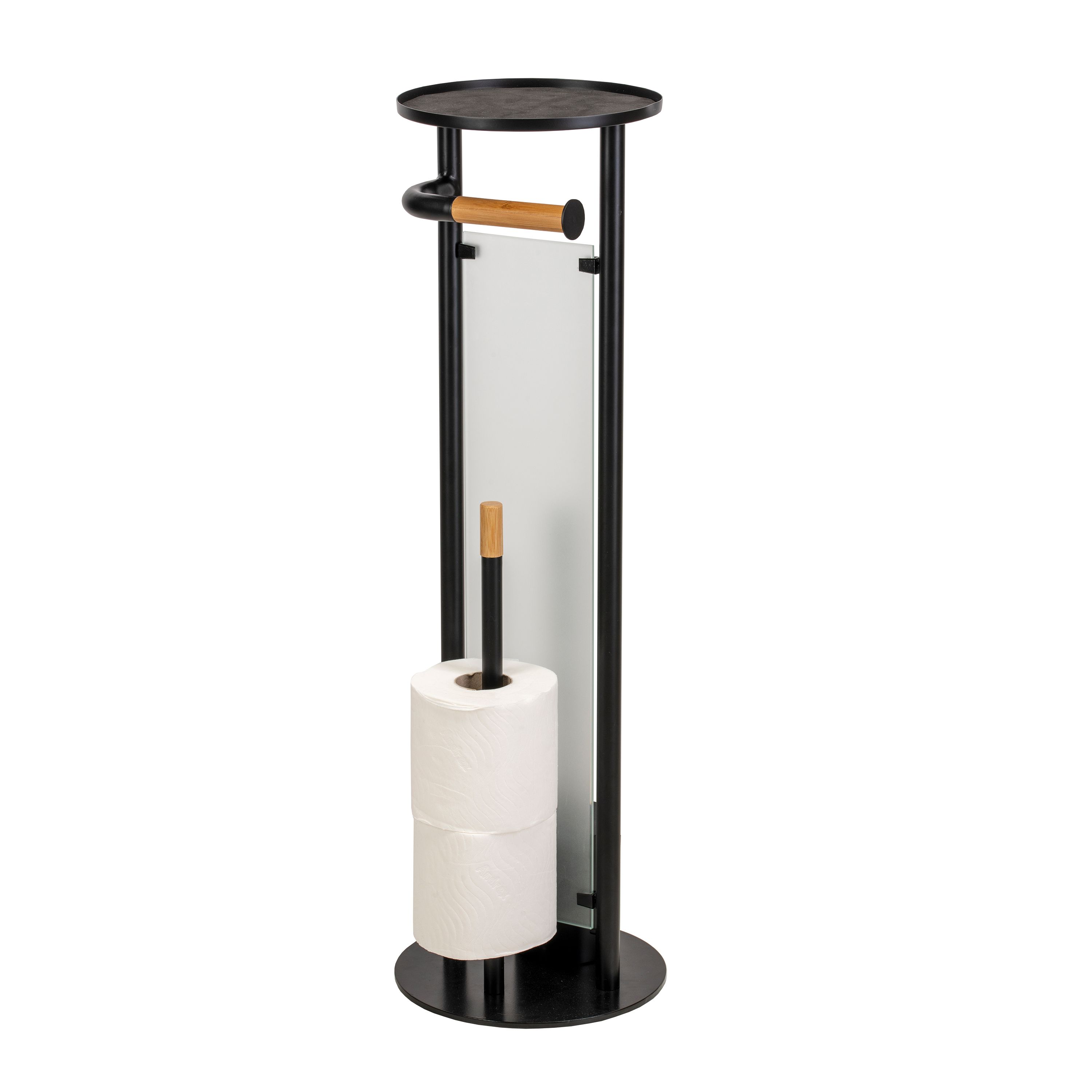 Croydex Black Freestanding Toilet butler