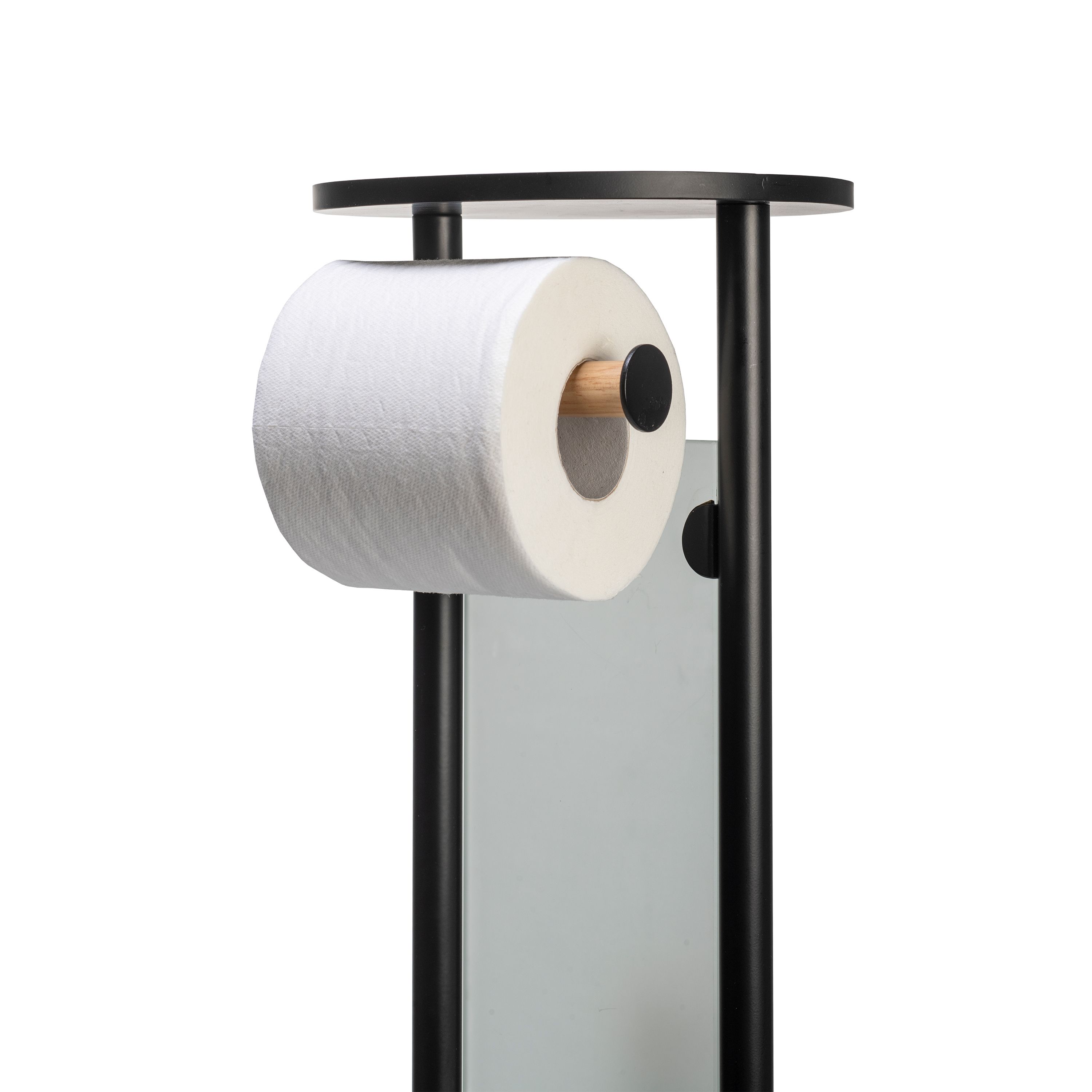 Croydex Black Freestanding Toilet butler