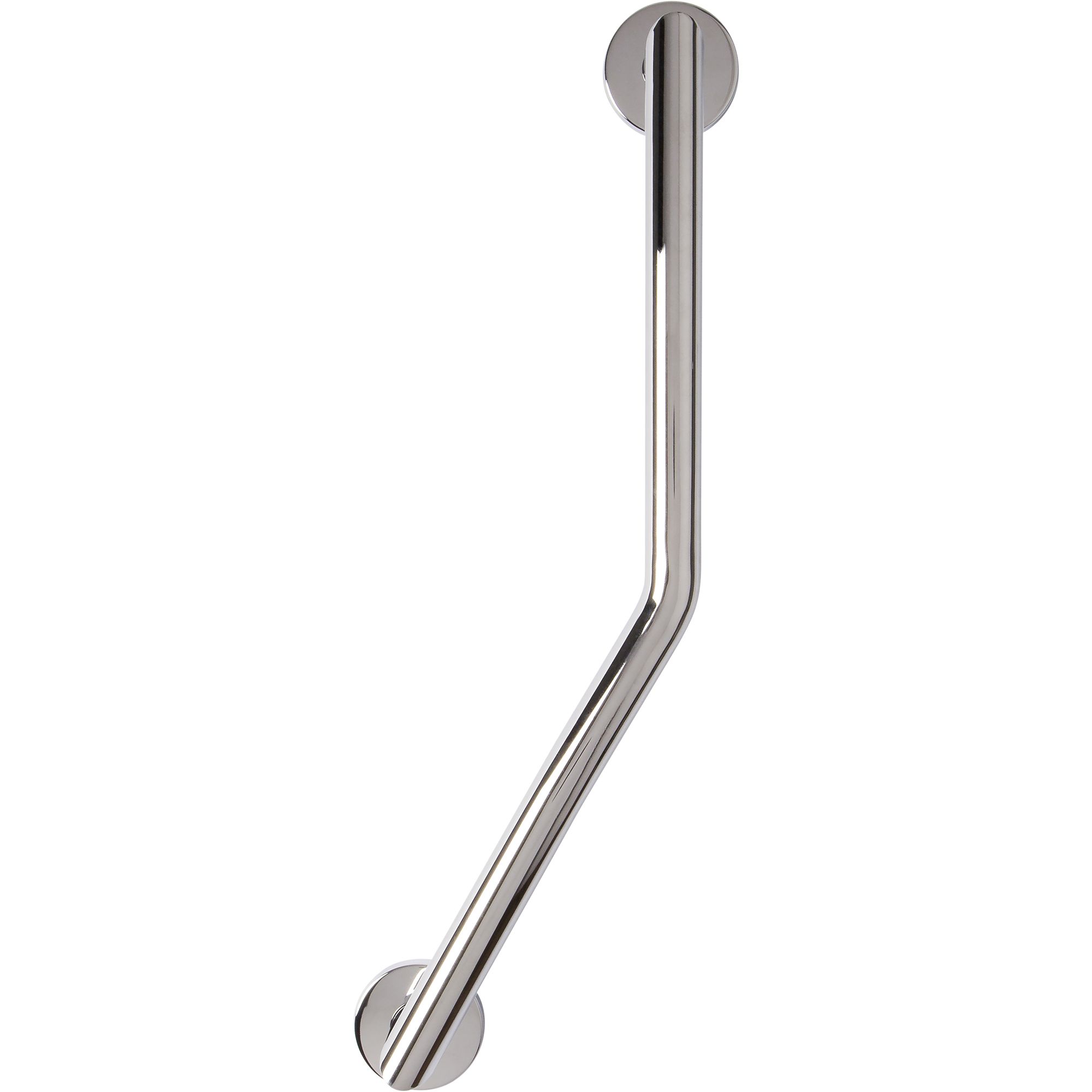 Croydex Chrome effect Wall-mounted Grab bar (L)600mm