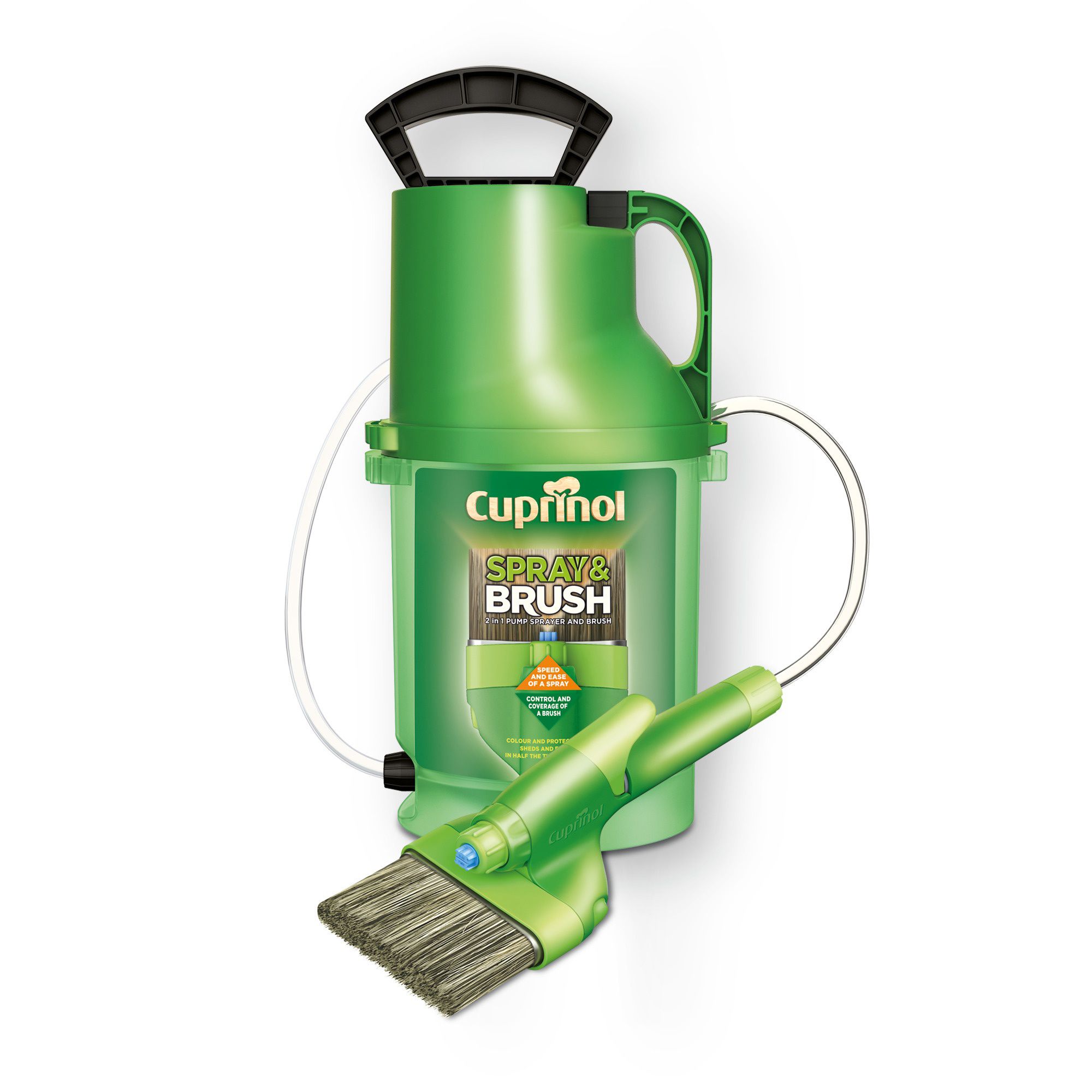Cuprinol Spray brush Fence shed Paint sprayer