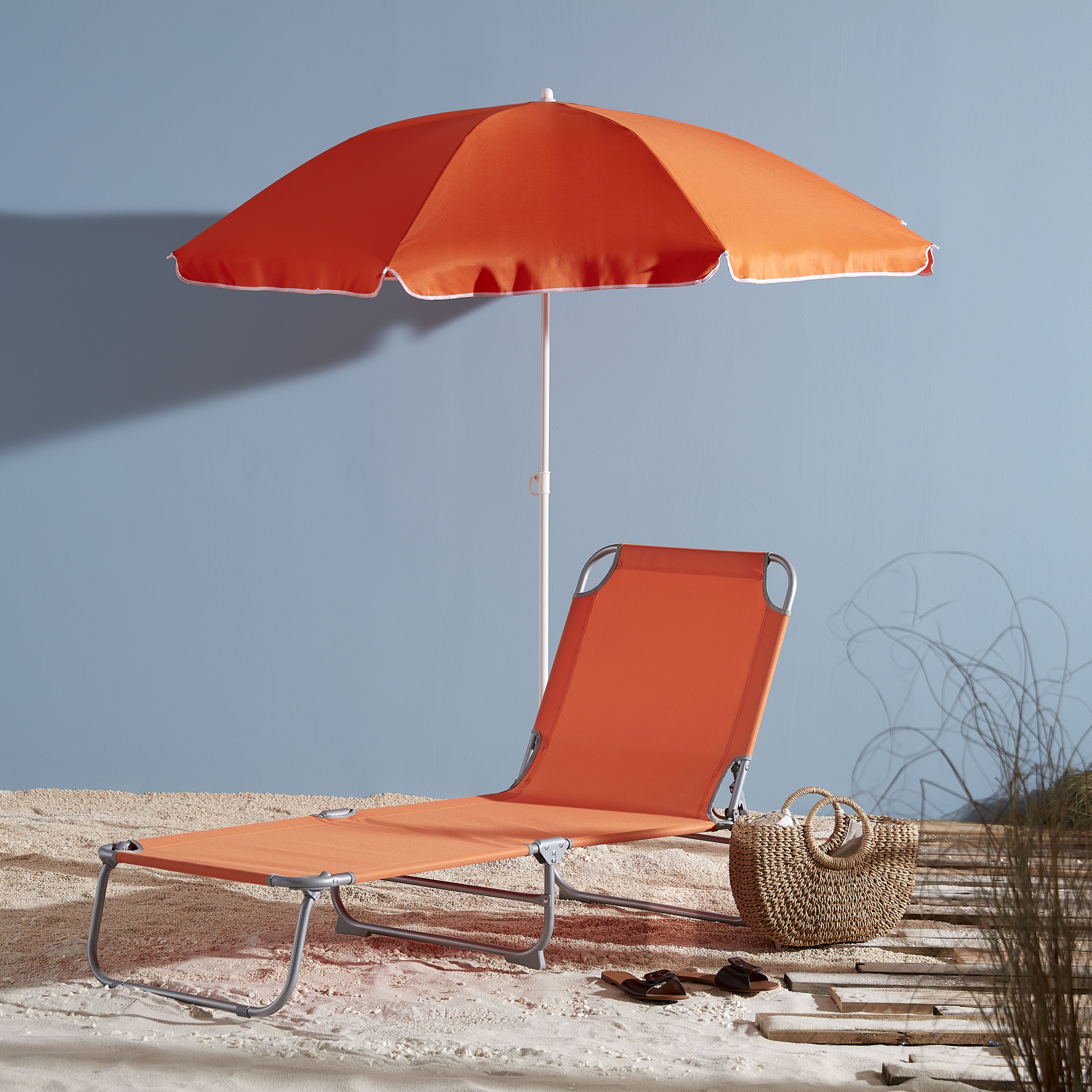 Curacao (H) 1.88m Mandarin orange Standing parasol