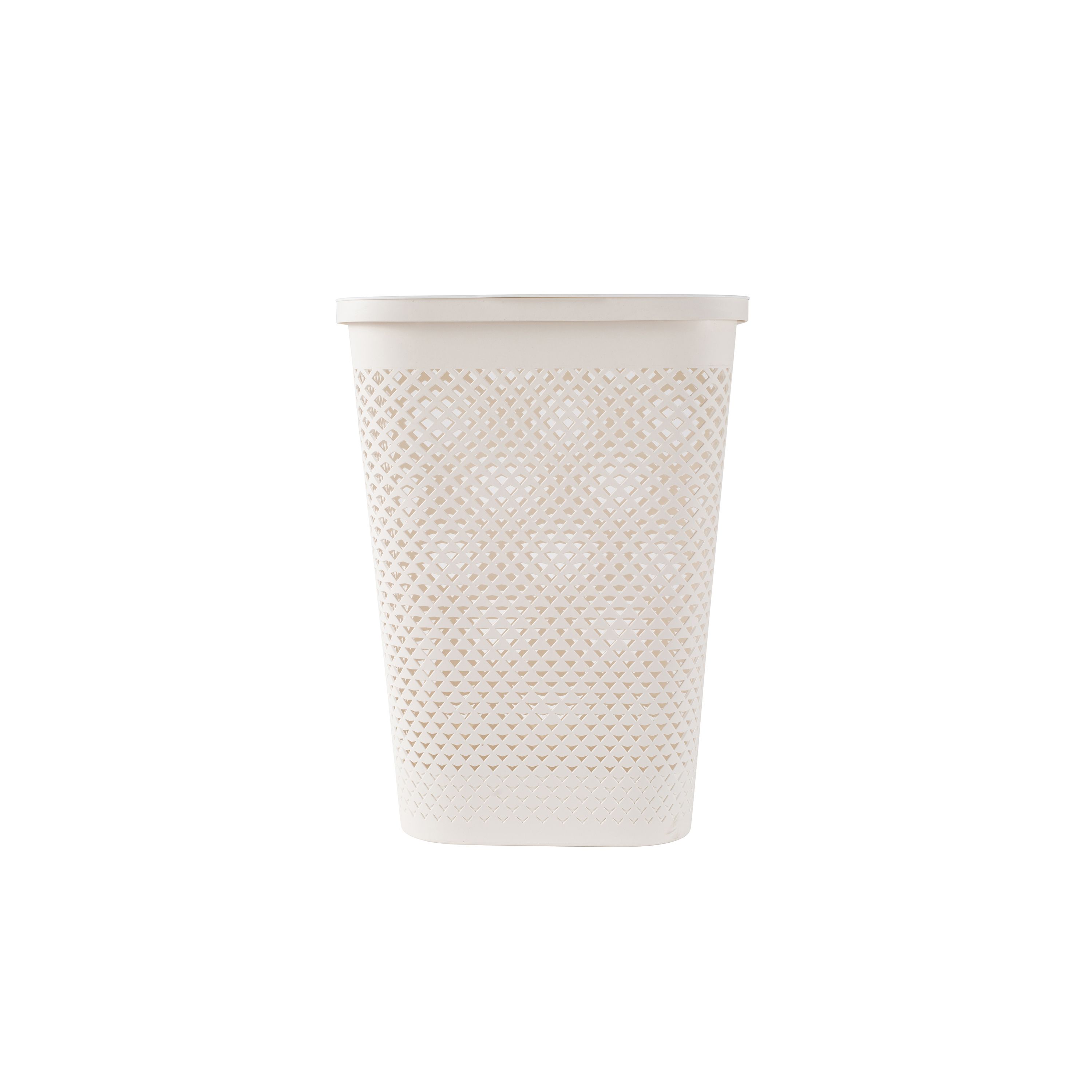 Curver Pure Oasis White Plastic Laundry hamper, 55L