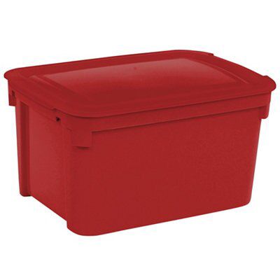 Curver Red 14L Storage box | DIY at B&Q