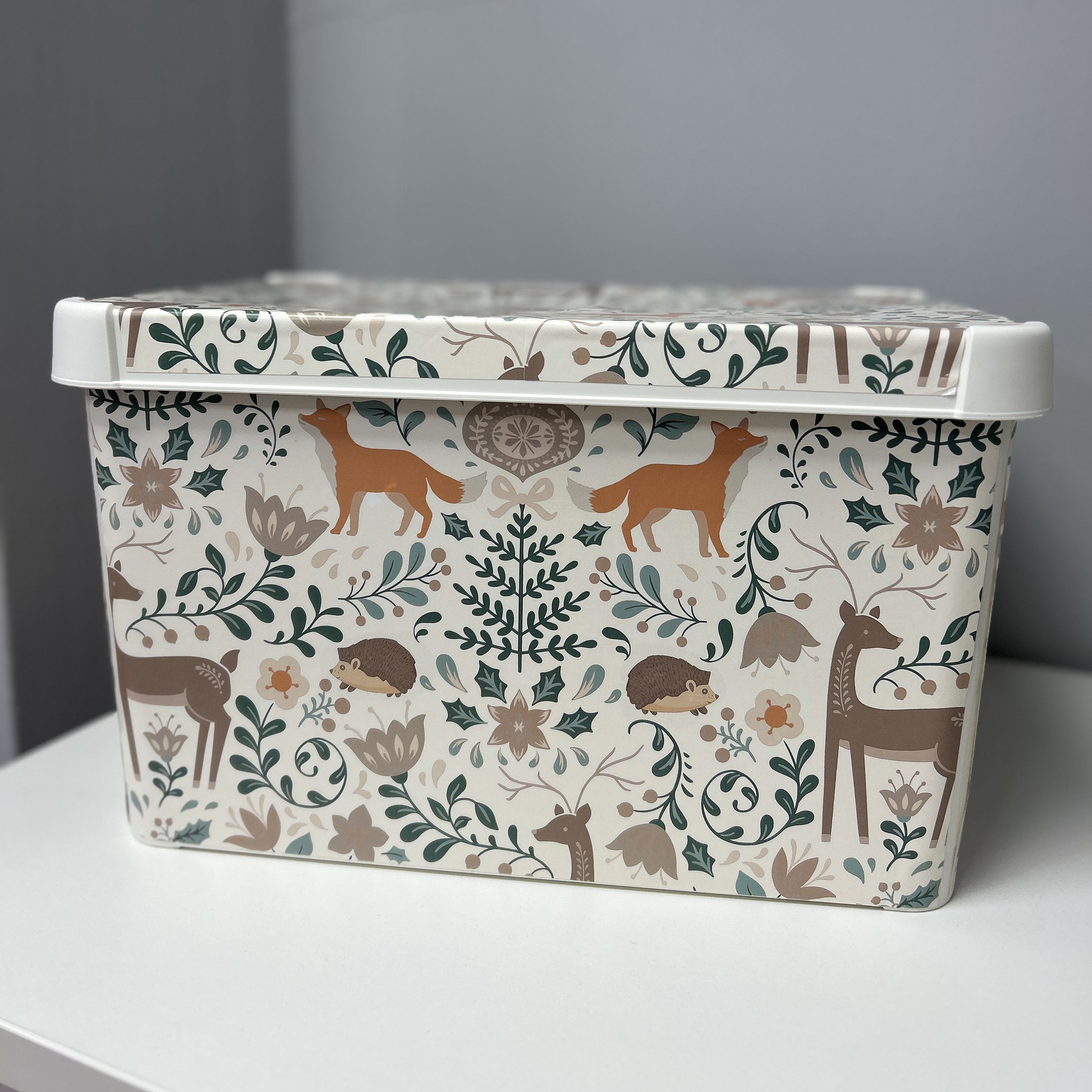 Curver Stockholm Christmas Cottage Christmas storage box (L) 400mm x (W ...