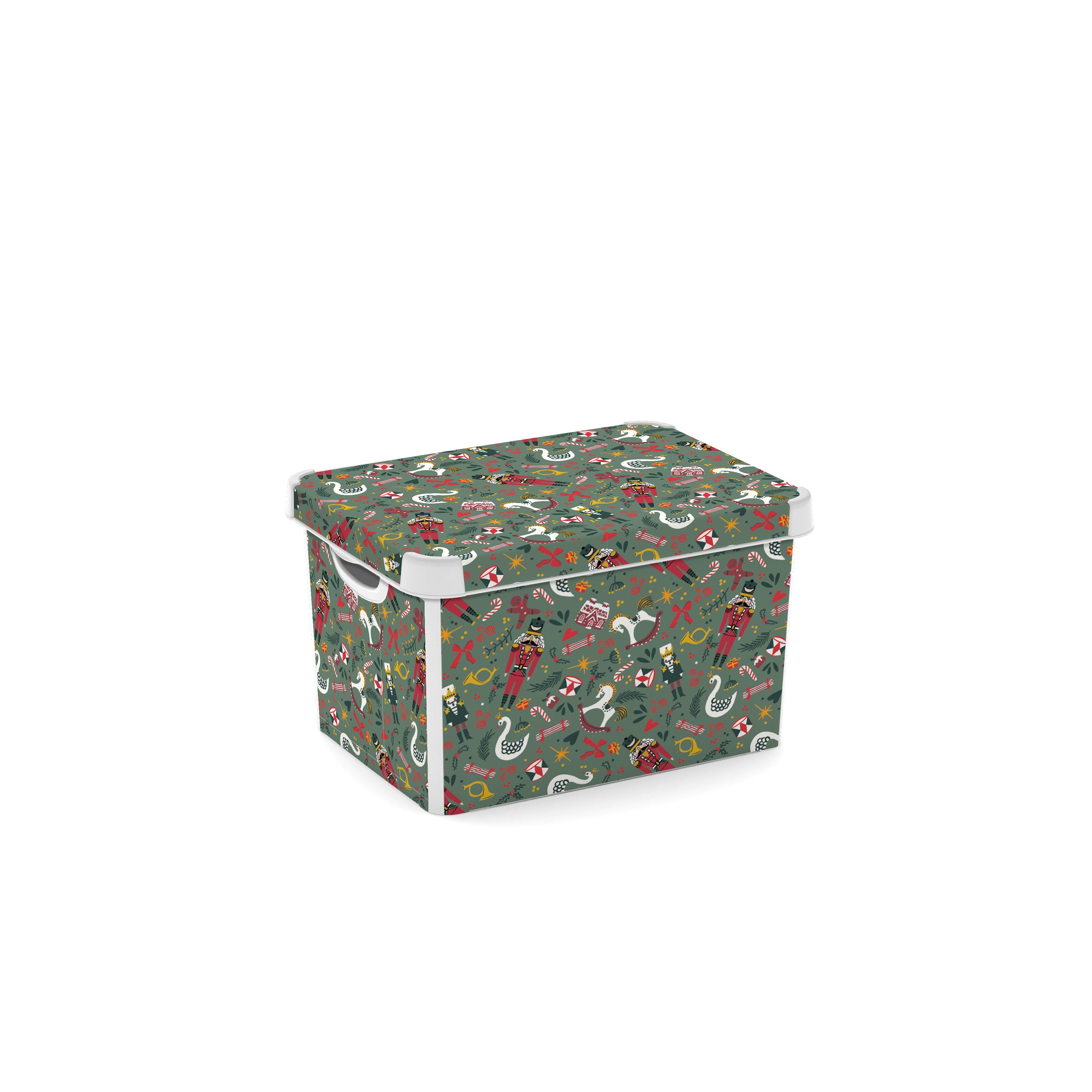 Curver Stockholm Home for Christmas storage box (L) 400mm x (W) 300mm ...