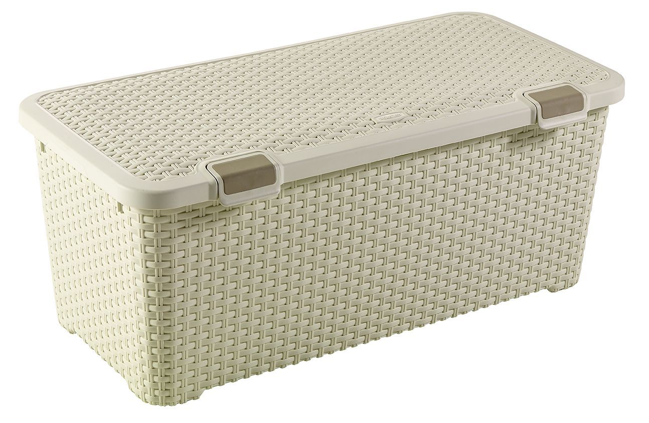 Curver Vintage white 84L Storage trunk & Lid