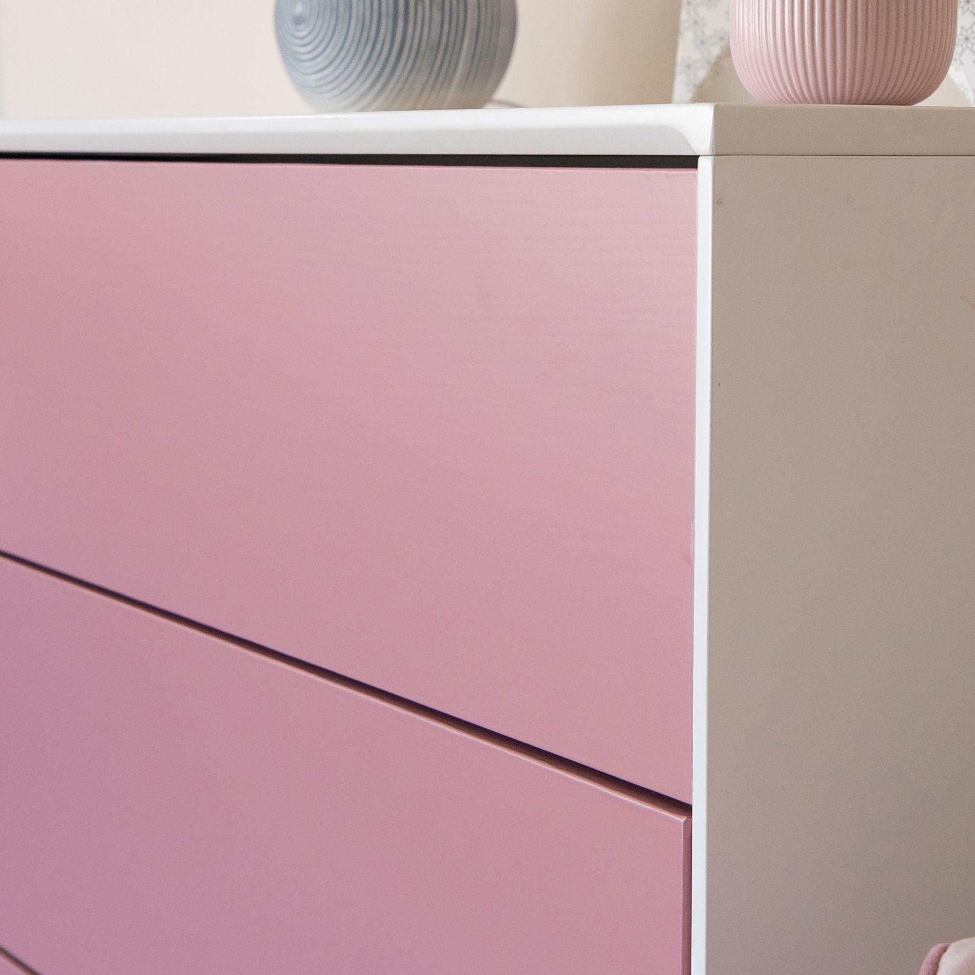 D-C-Fix Matt Ash Rose Pink Vinyl Self-adhesive film (L)2m (W)450mm