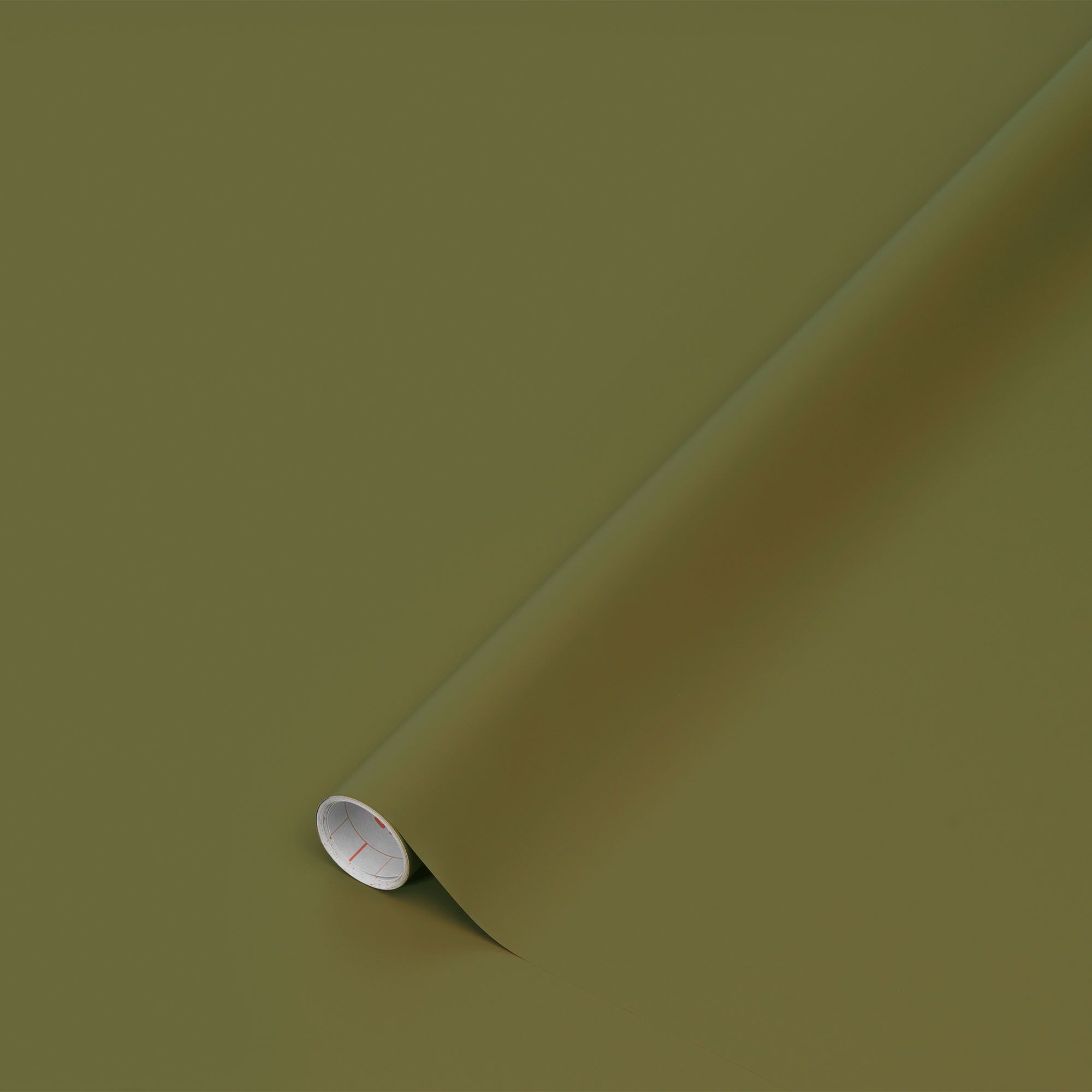 D-C-Fix Matt Olive Green Self-adhesive film (L)2m (W)450mm