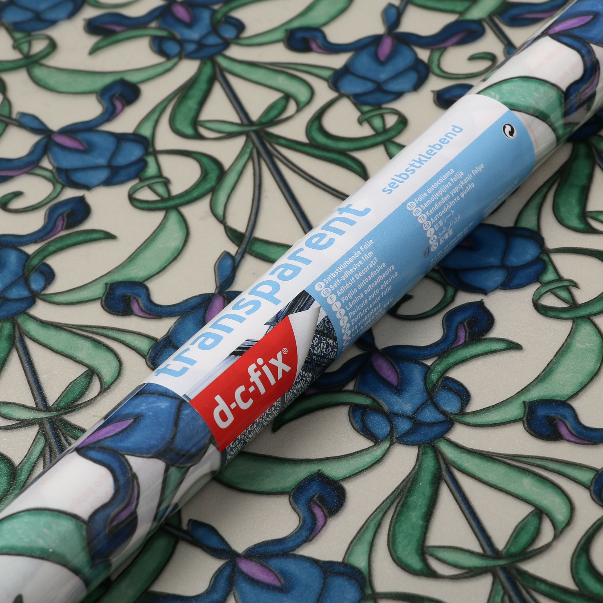 D-C-Fix Minster Blue Self-adhesive film (L)2m (W)450mm