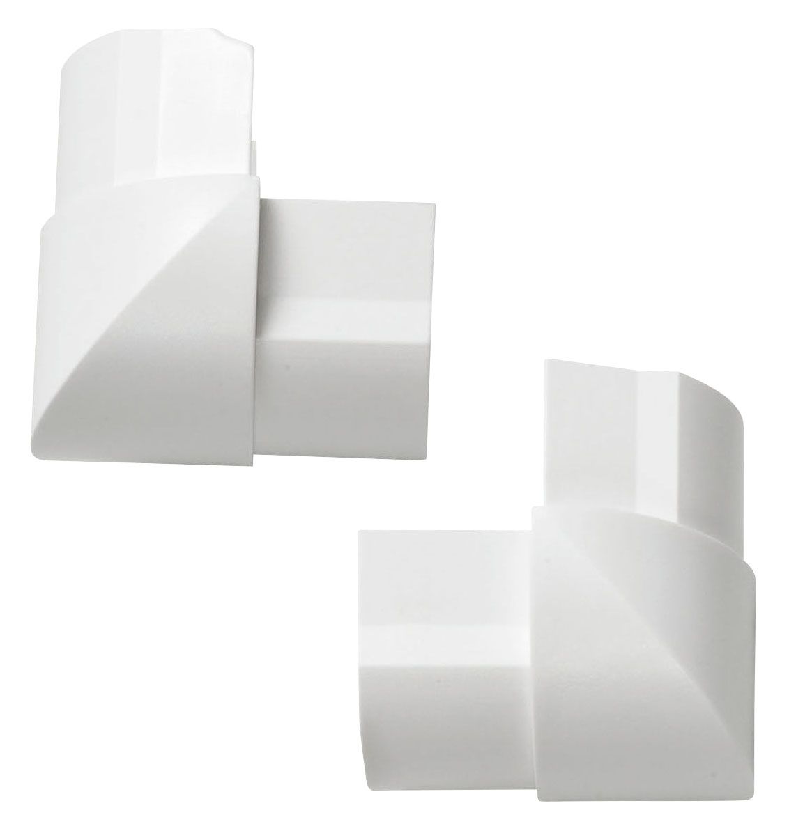 D-Line 90° White Bend | DIY at B&Q