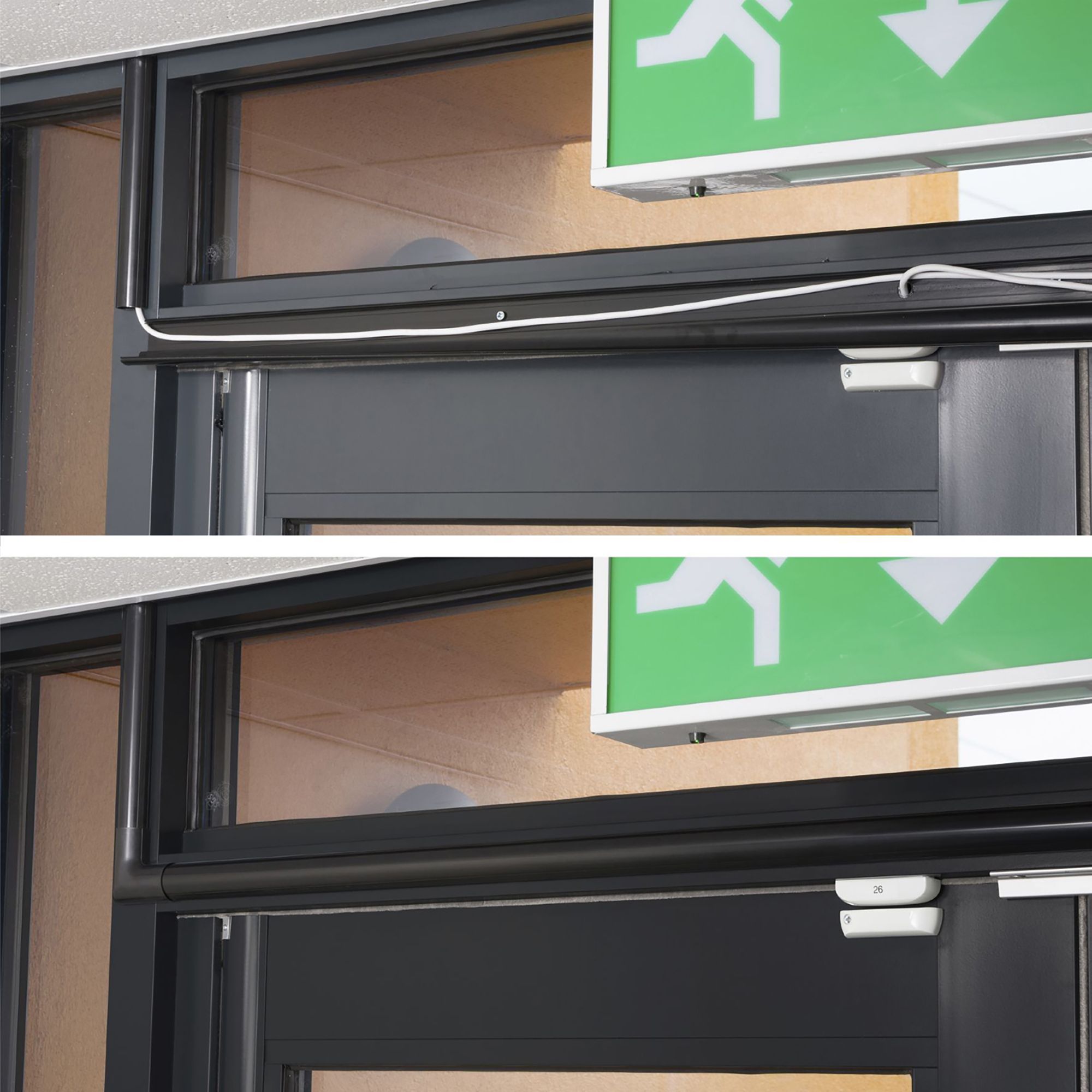 D-Line Black Semi-circle Mini trunking, (W)30mm (L)1m (H)15mm