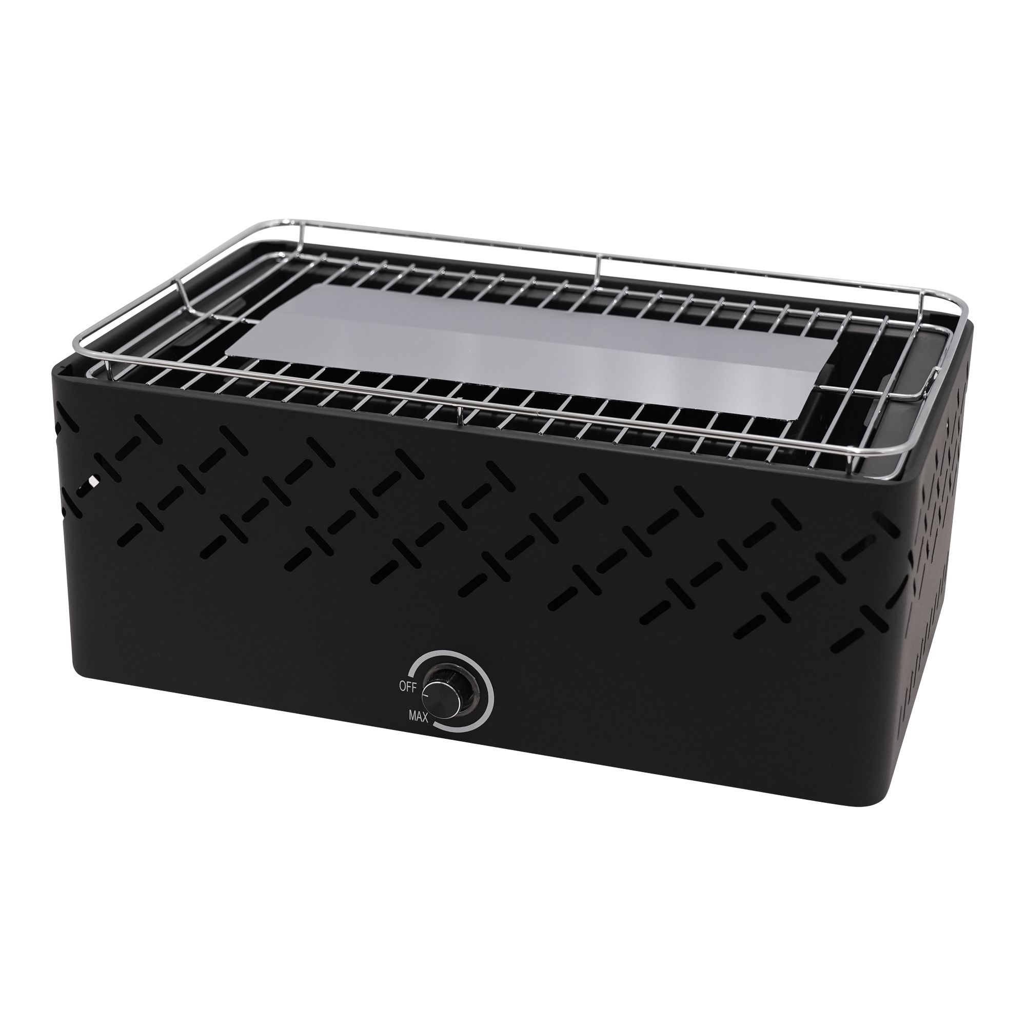 Danto Black Charcoal rectangle BBQ