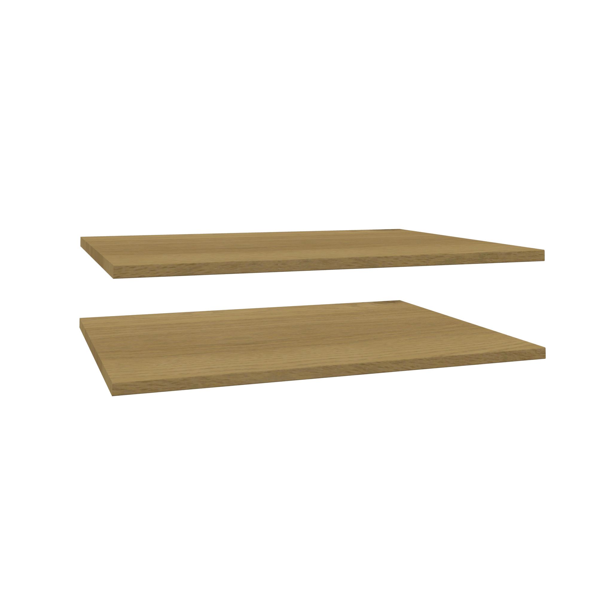 Darwin Modular Oak effect Internal Shelf kit (W)750mm (D)566mm, Pack of ...