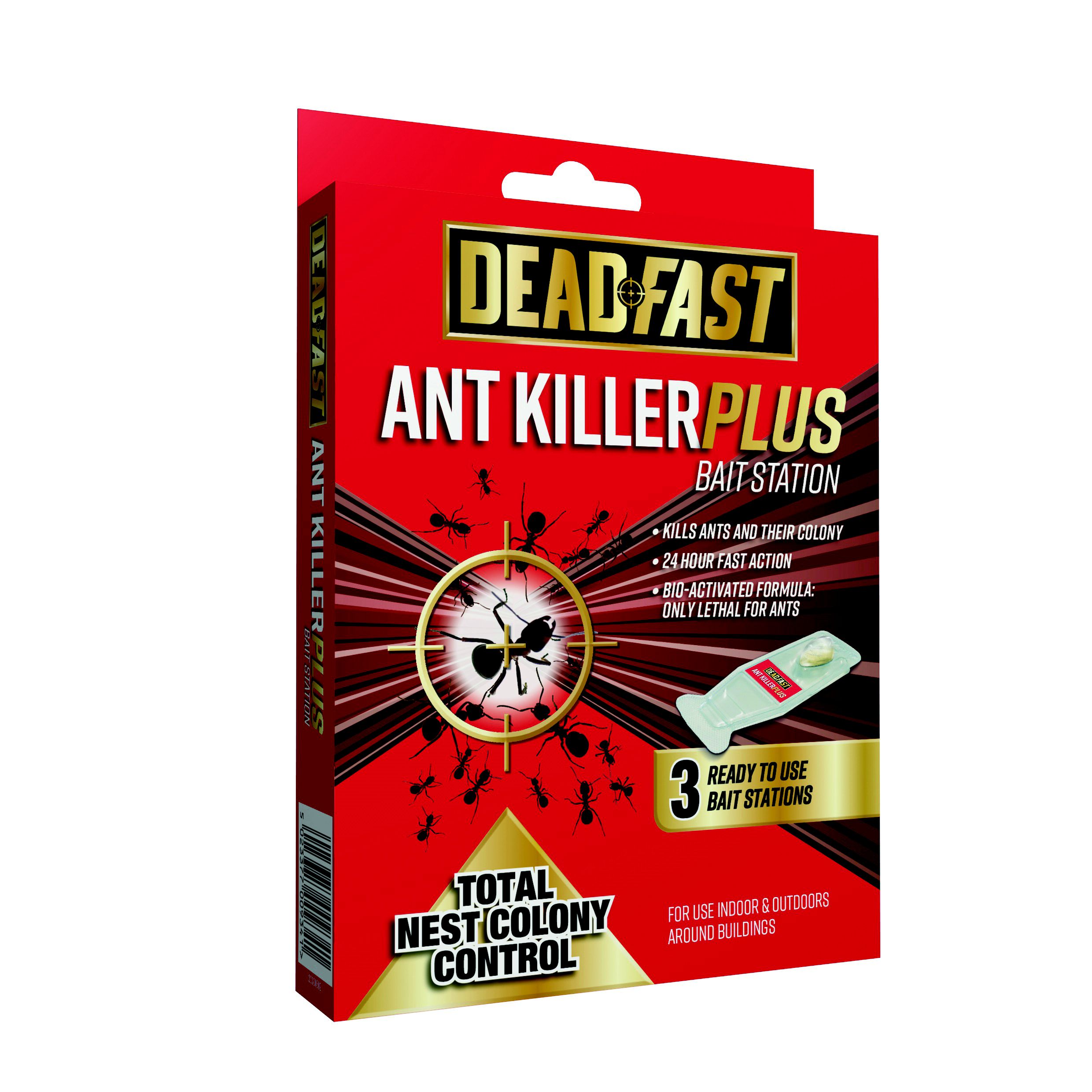 DEADFAST KILLER PLUS ANT BAIT STATION GEL PACK OF 3 53G