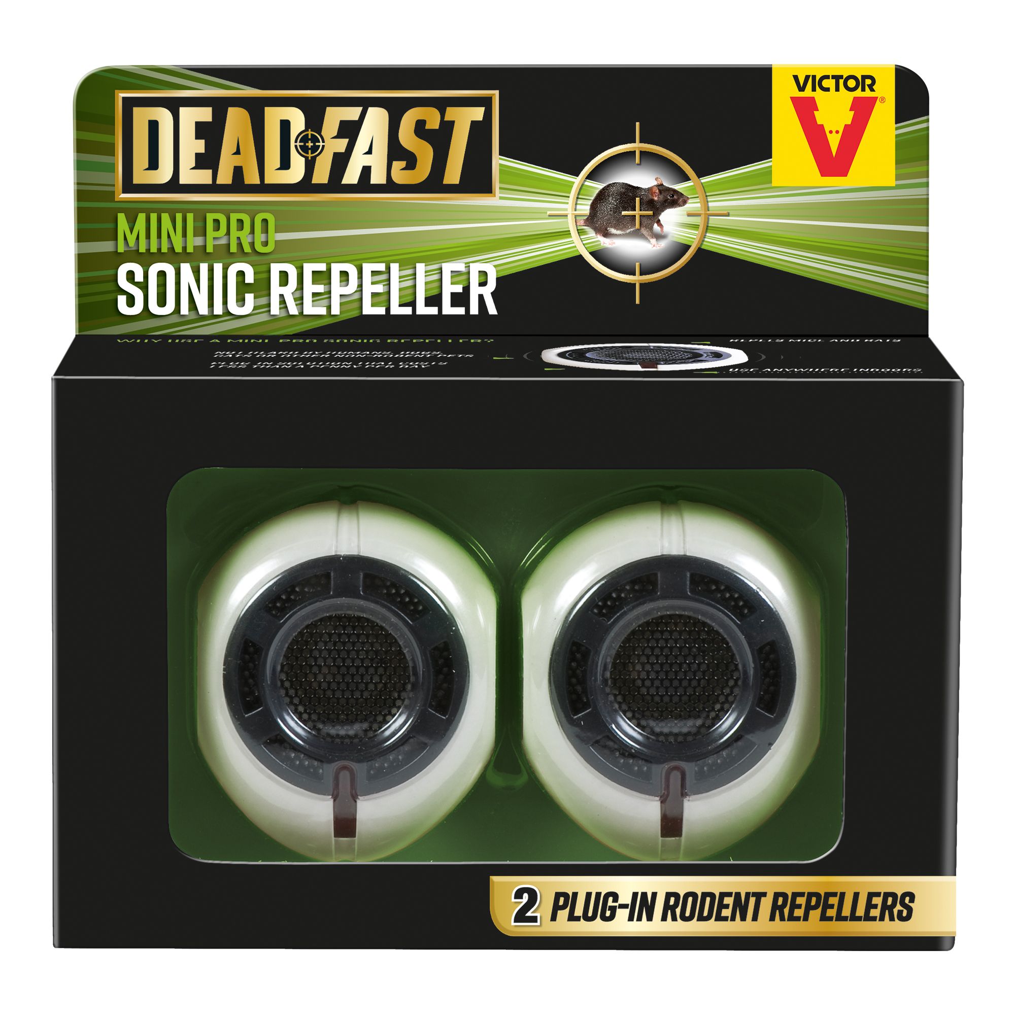 Deadfast Rodents Sonic pest repeller , Pack of 2 | DIY at B&Q