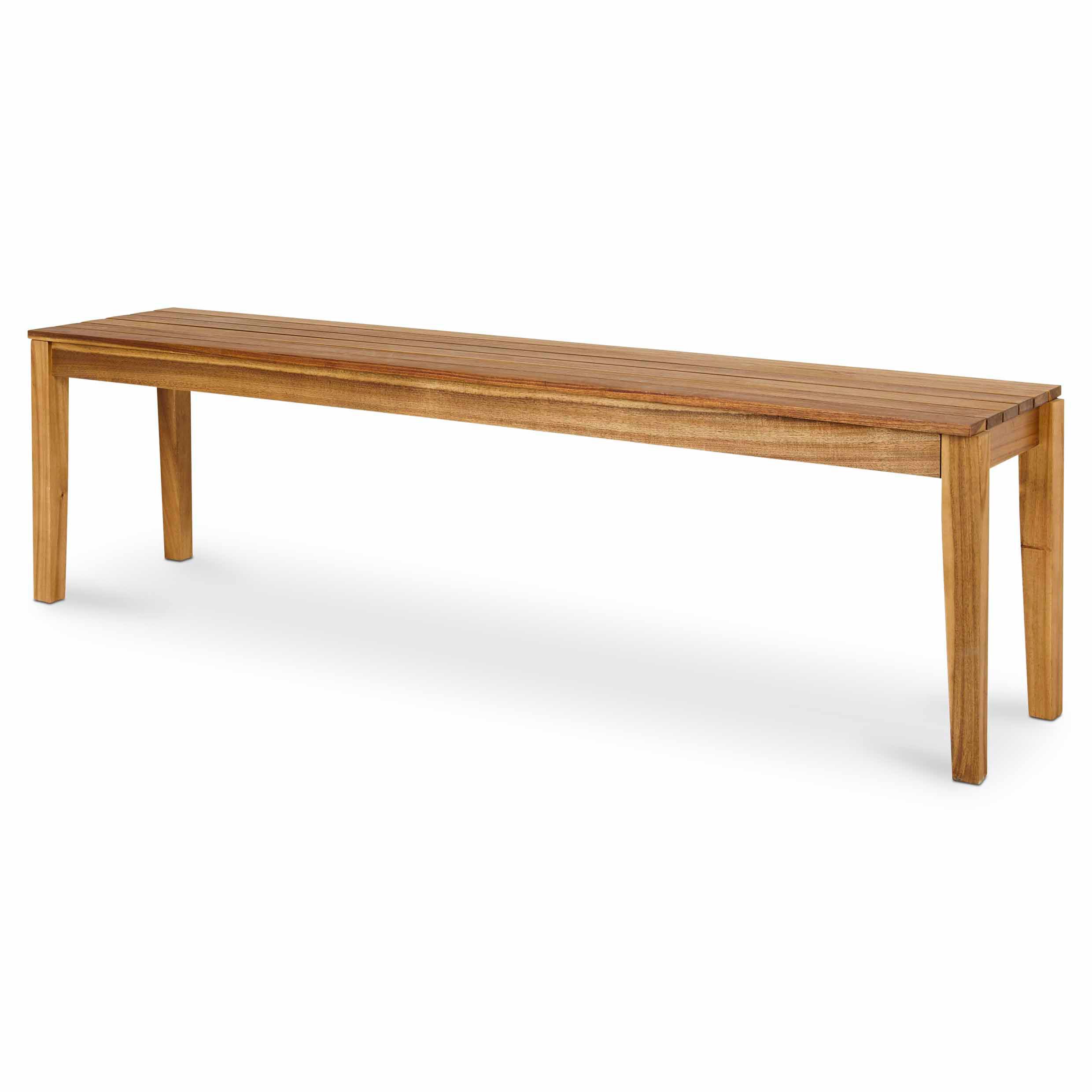 Denia Wooden Natural Bench | DIY at B&Q