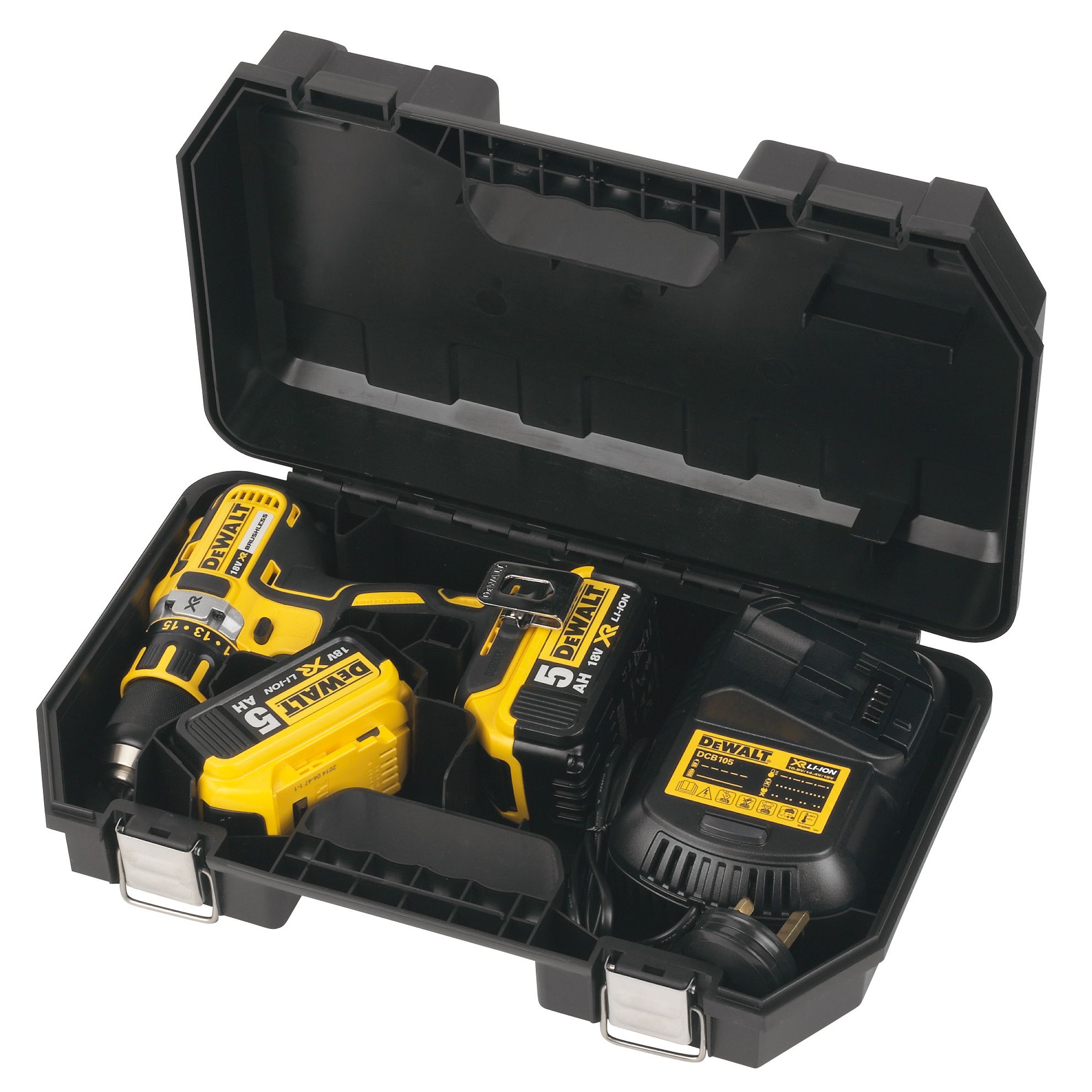 DeWalt 18V Li-ion Cordless Drill driver (2 x 5Ah) - DCD790P2-GB | DIY ...