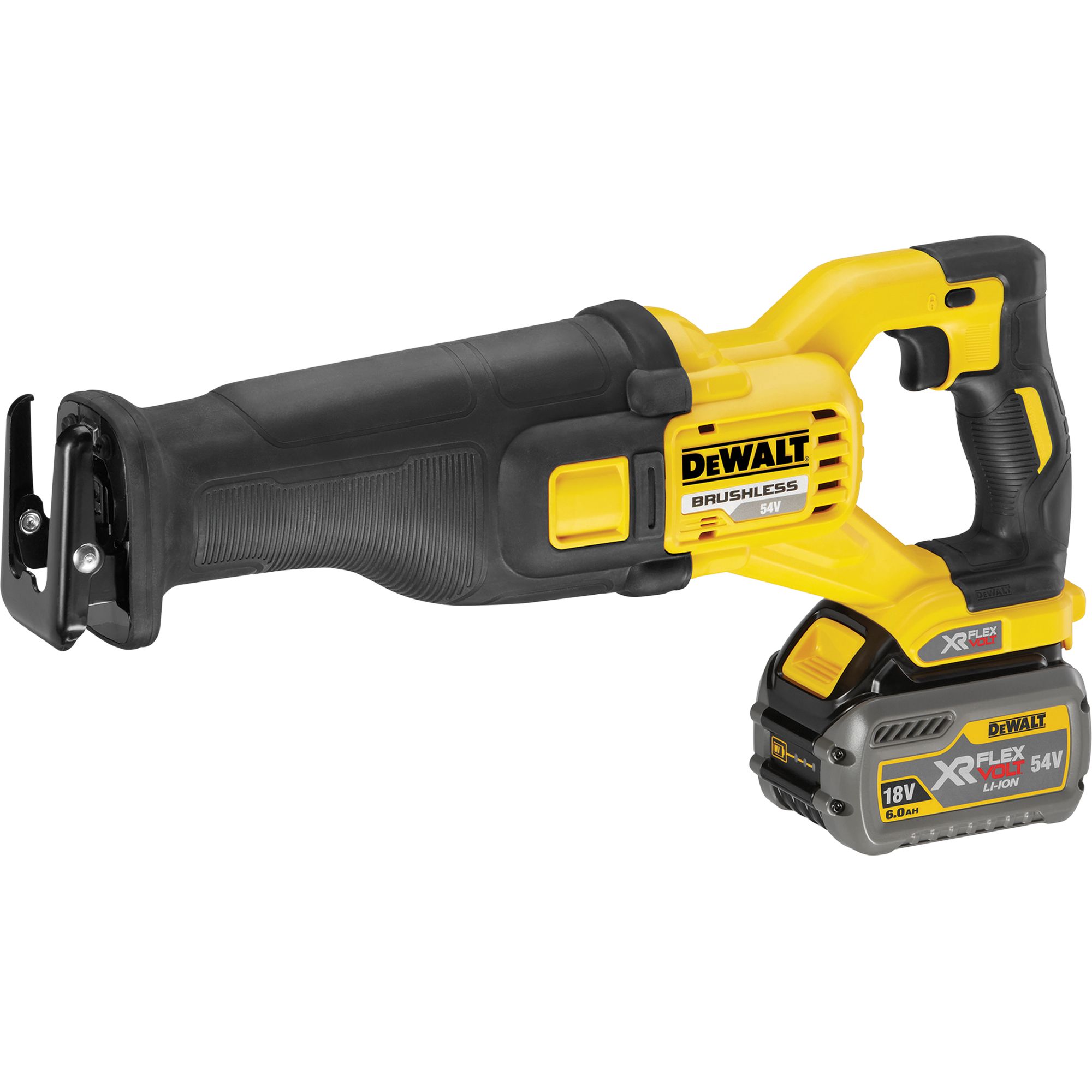 DeWalt 54V 2 x 6 Li-ion Cordless Reciprocating saw DCS388T2-GB | DIY at B&Q