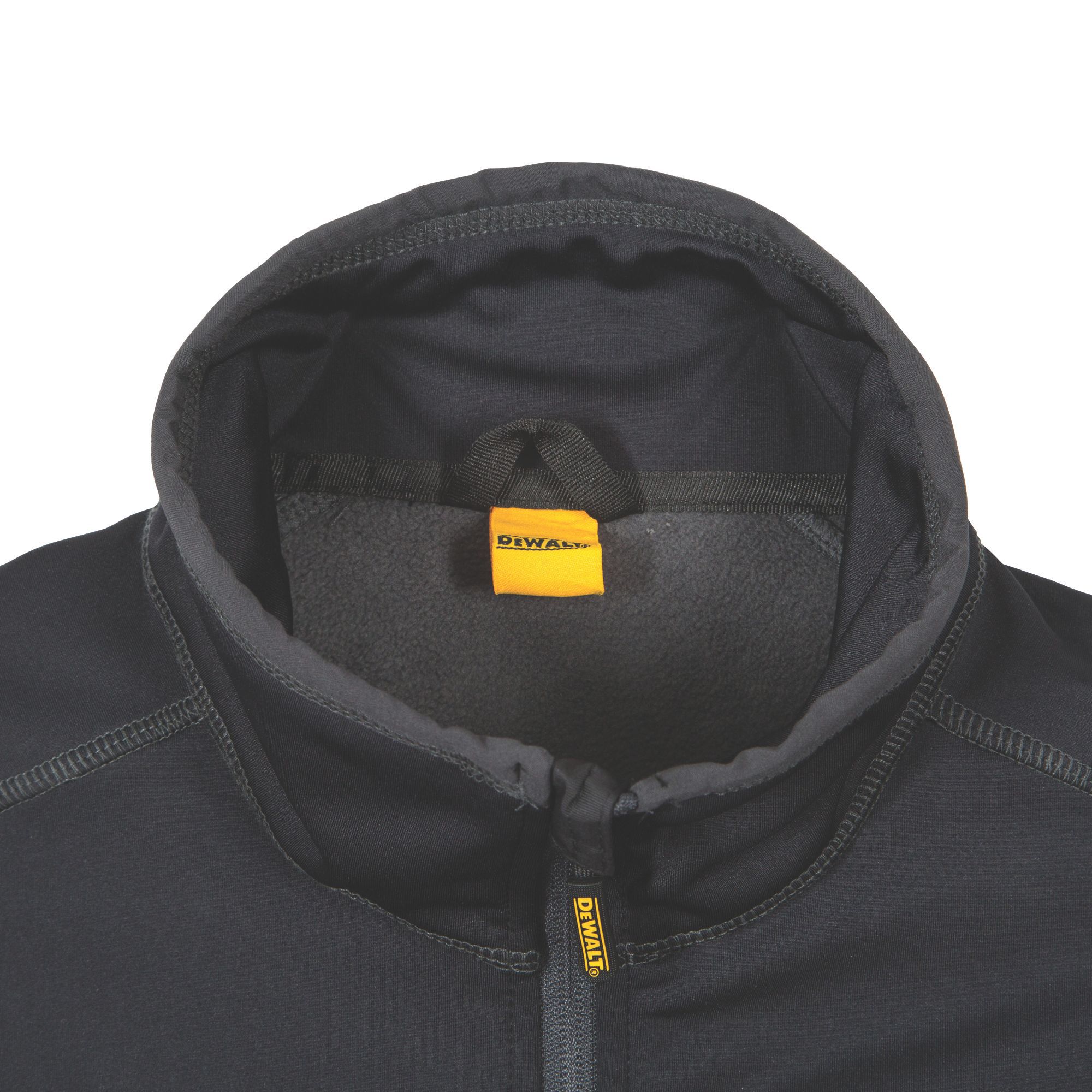 DEWALT BARTON 3-LAYER TECH BLACK MEN'S JACKET, LARGE