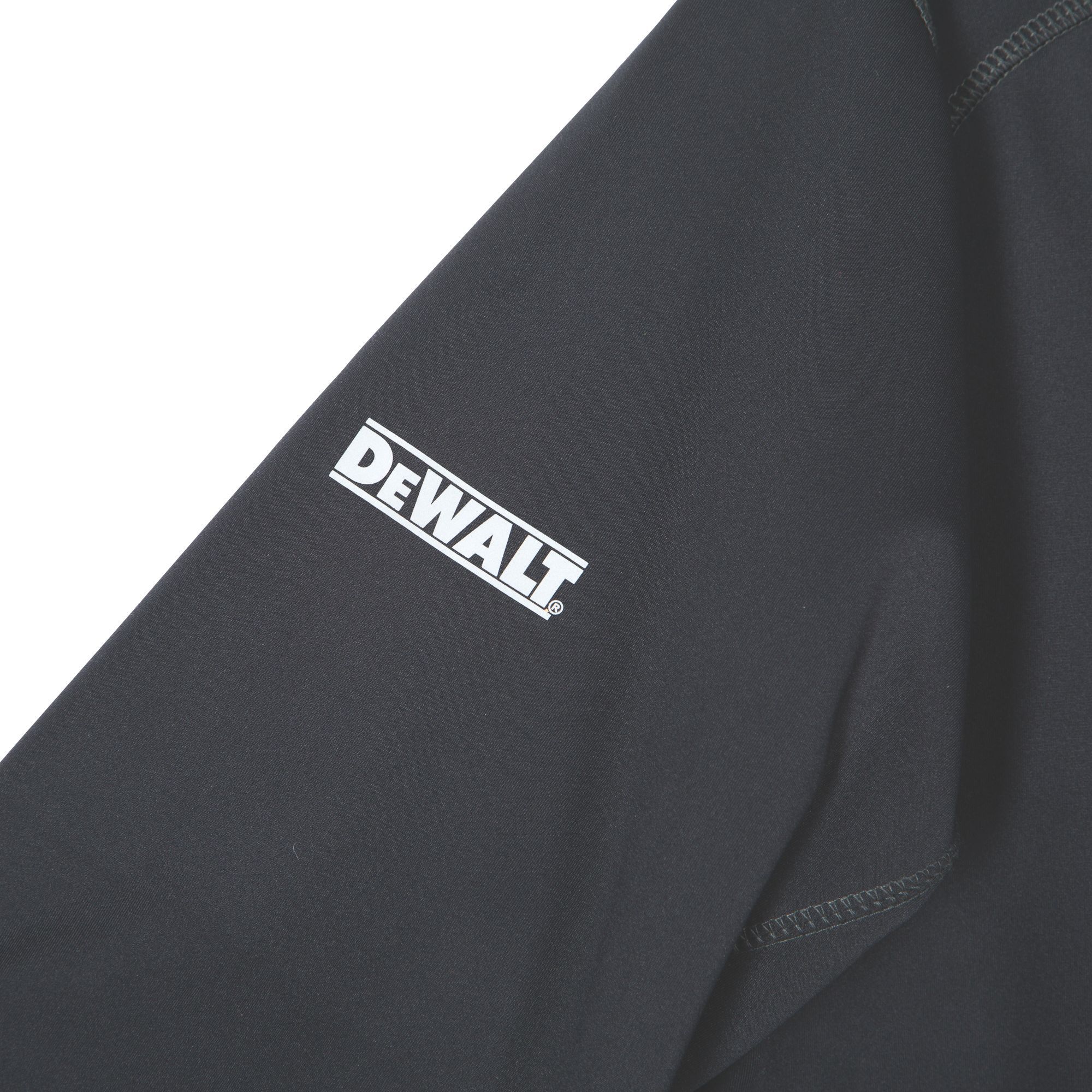 DEWALT BARTON 3-LAYER TECH BLACK MEN'S JACKET, LARGE