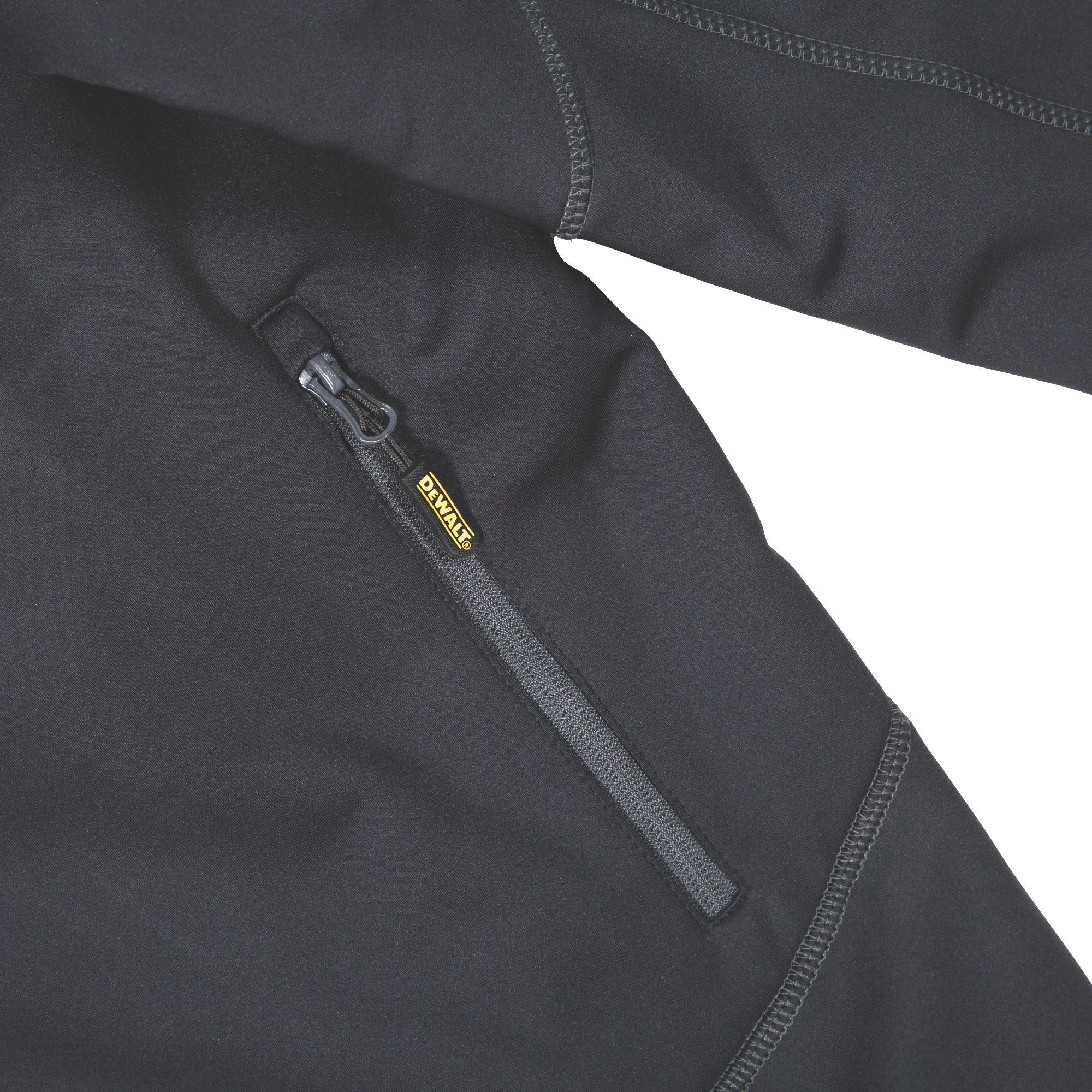 DeWalt Barton 3-Layer Tech Black Men's Jacket, XX Large