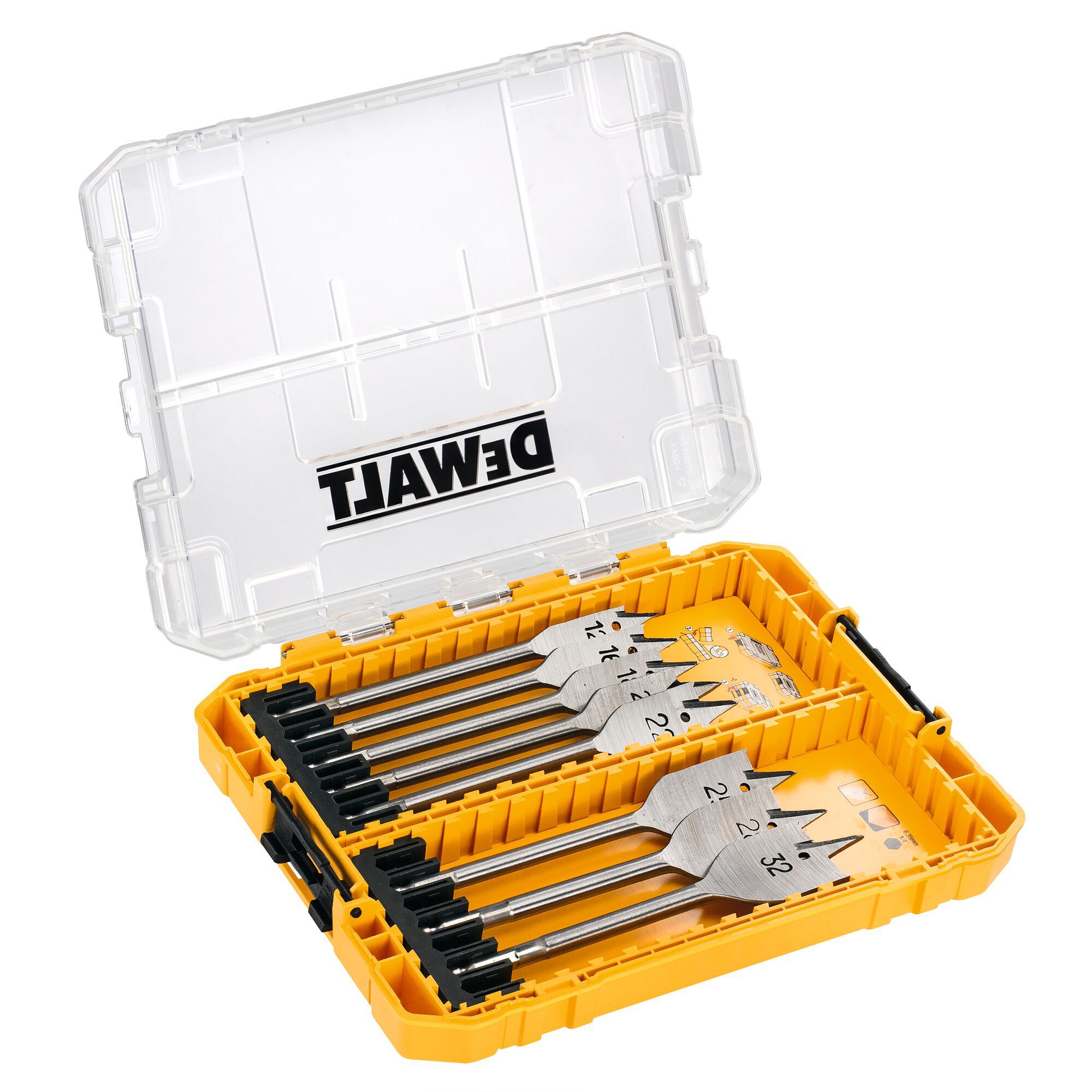 DeWalt Flat drill bit set (8 piece)