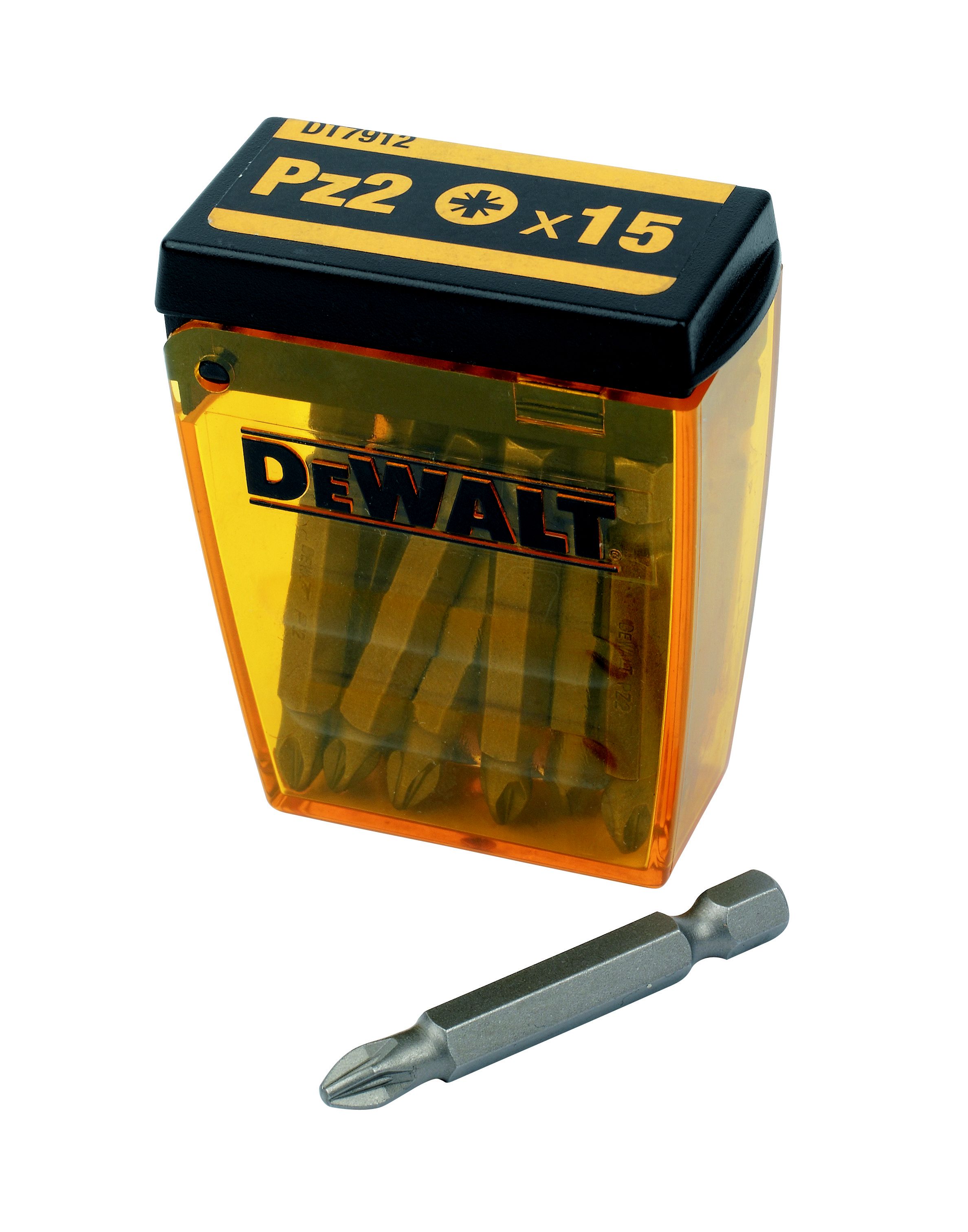DeWalt PZ2 Screwdriver bits (L)50mm, Pack of 15 | DIY at B&Q