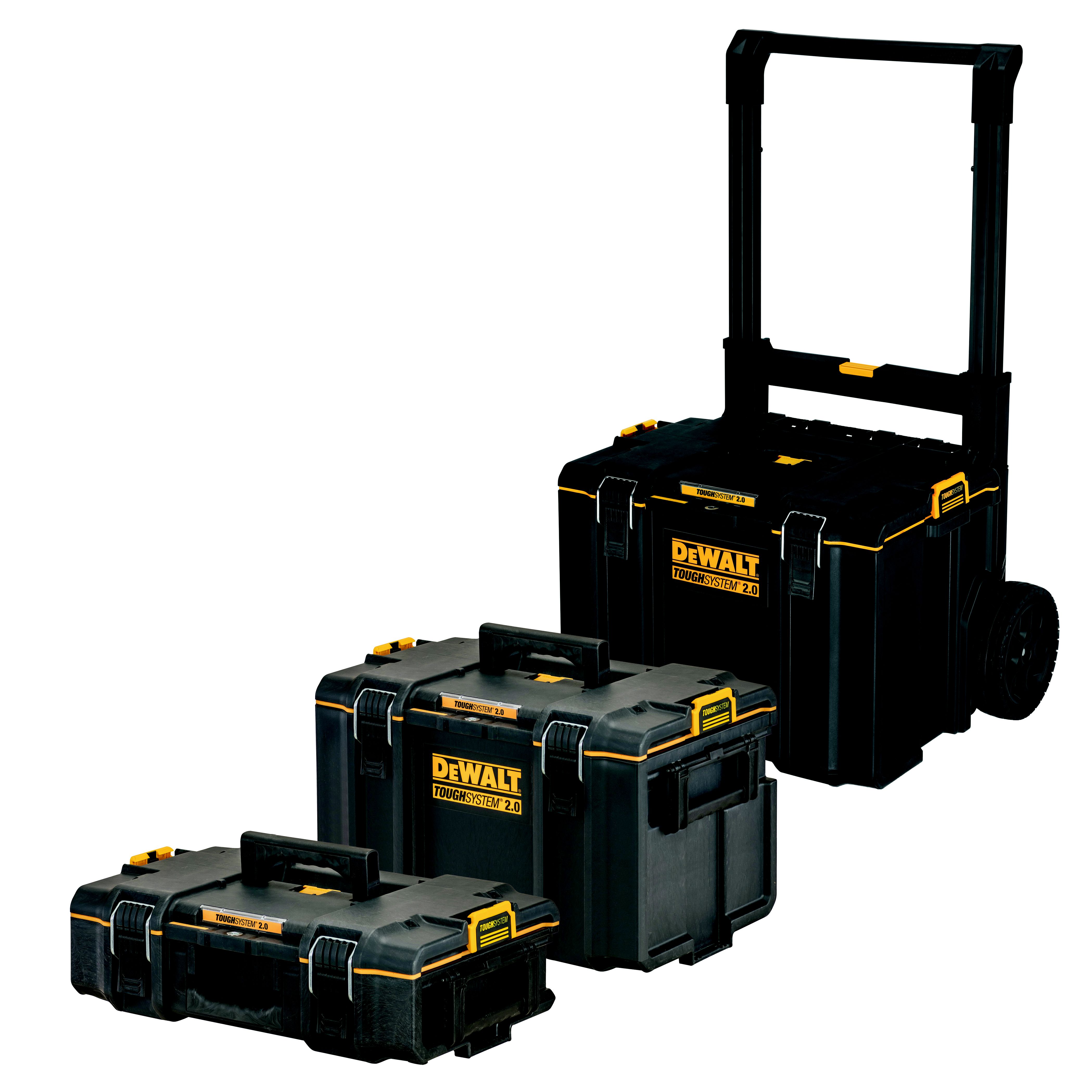 DeWalt ToughSystem Black & yellow 24in Tool chest bundle